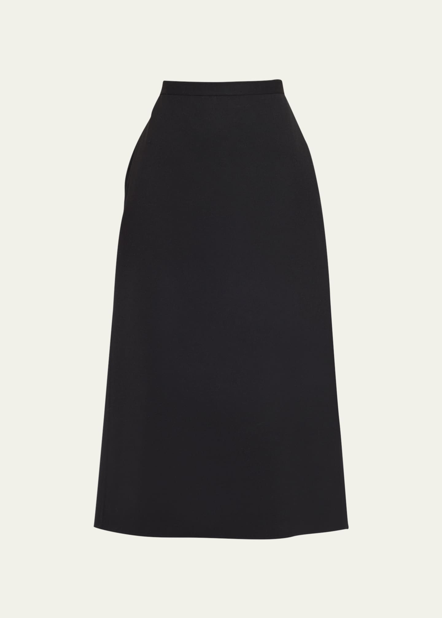 THE ROW Avianna Midi Wool Skirt - Bergdorf Goodman