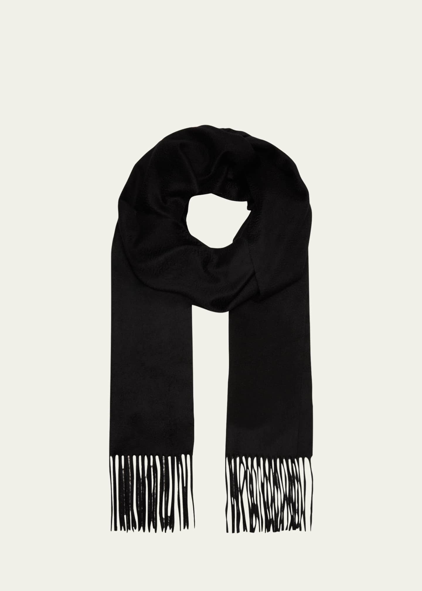 THE ROW Victoire Cashmere Fringe-Edge Scarf - Bergdorf Goodman