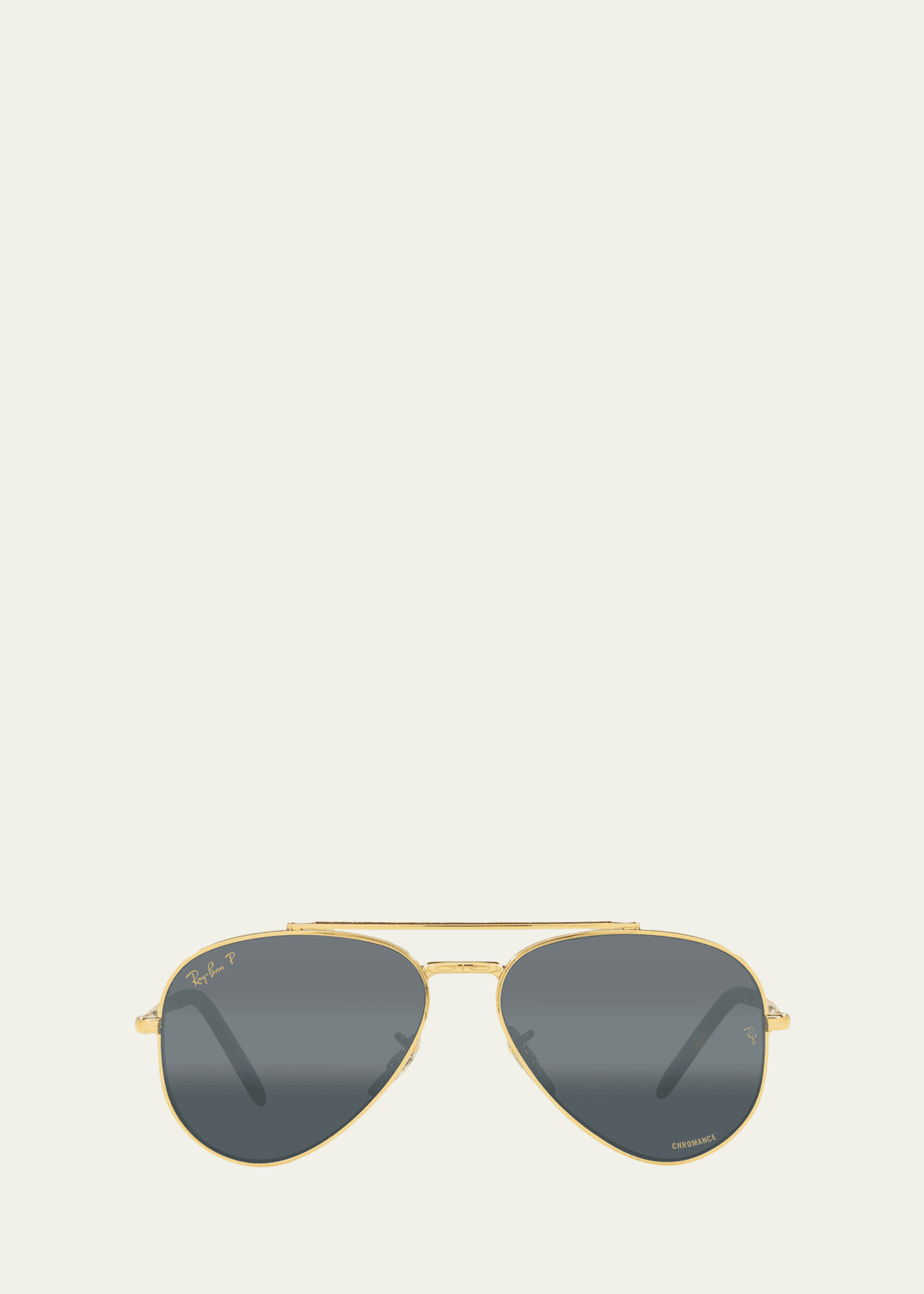 Ray-Ban Logo Metal Aviator Sunglasses - Bergdorf Goodman