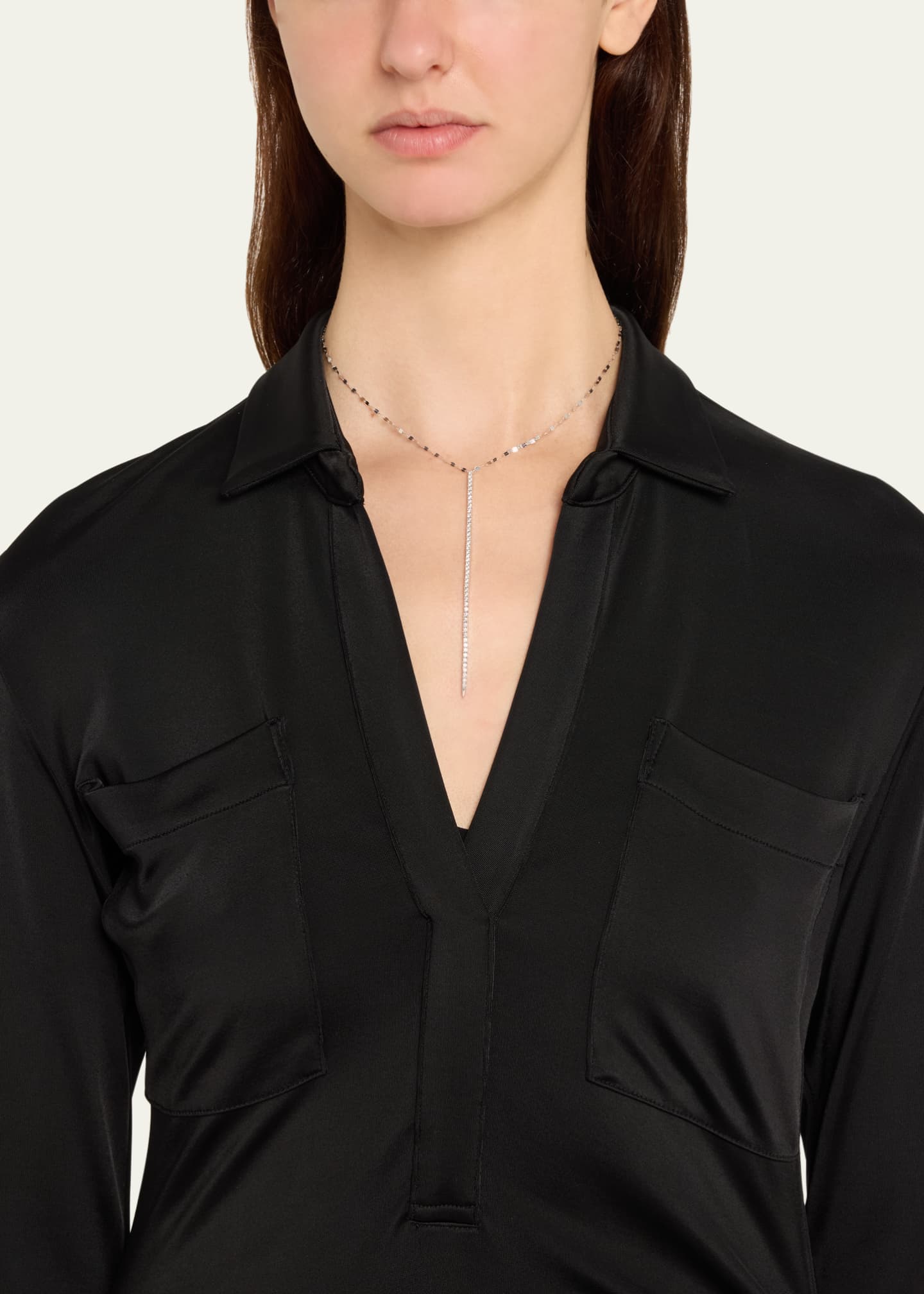 Lana 14K Gold Flawless Tennis Lariat with Diamonds - Bergdorf Goodman