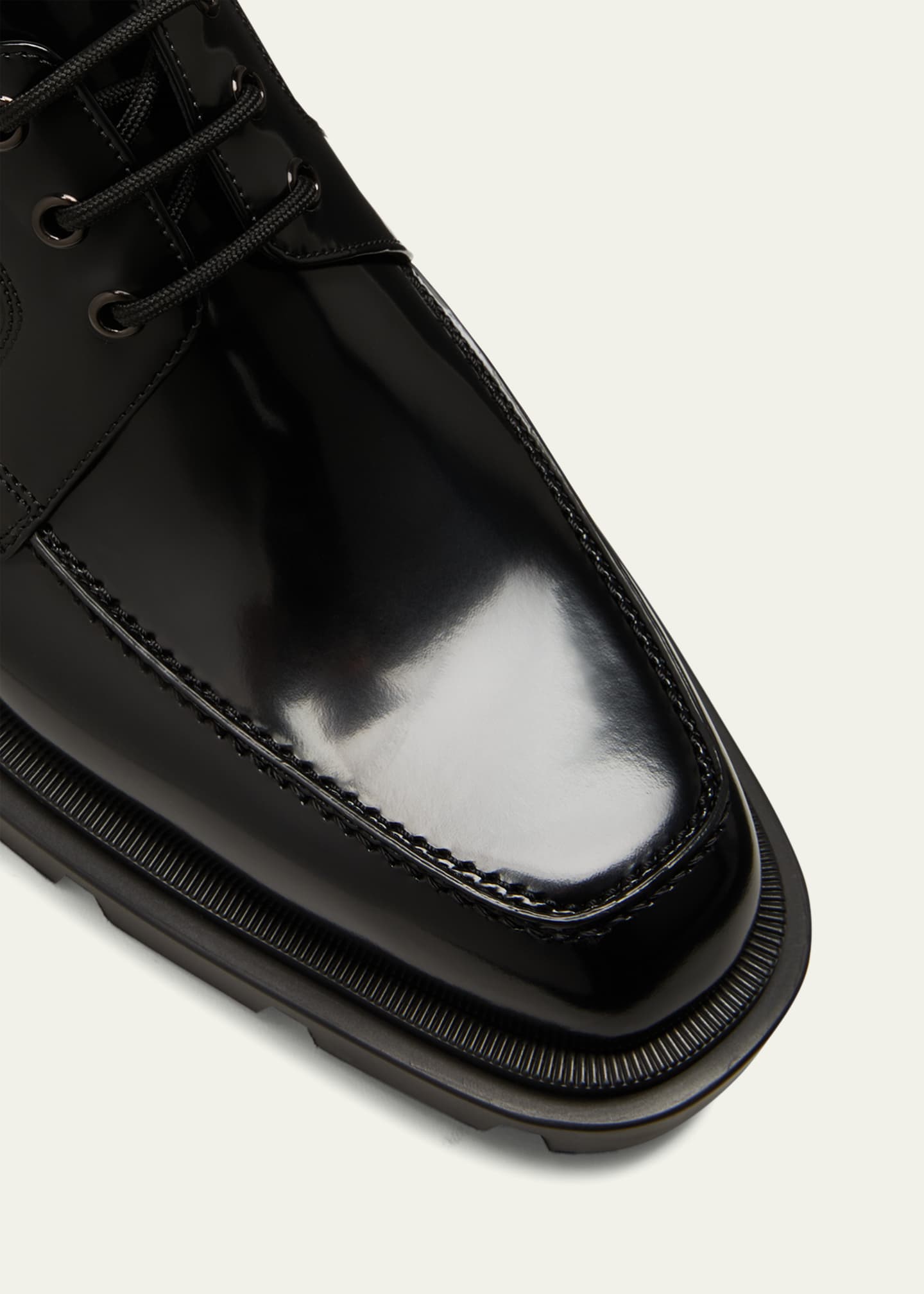 Christian Louboutin Men's Our Georges L Leather Derby Shoes - Bergdorf ...