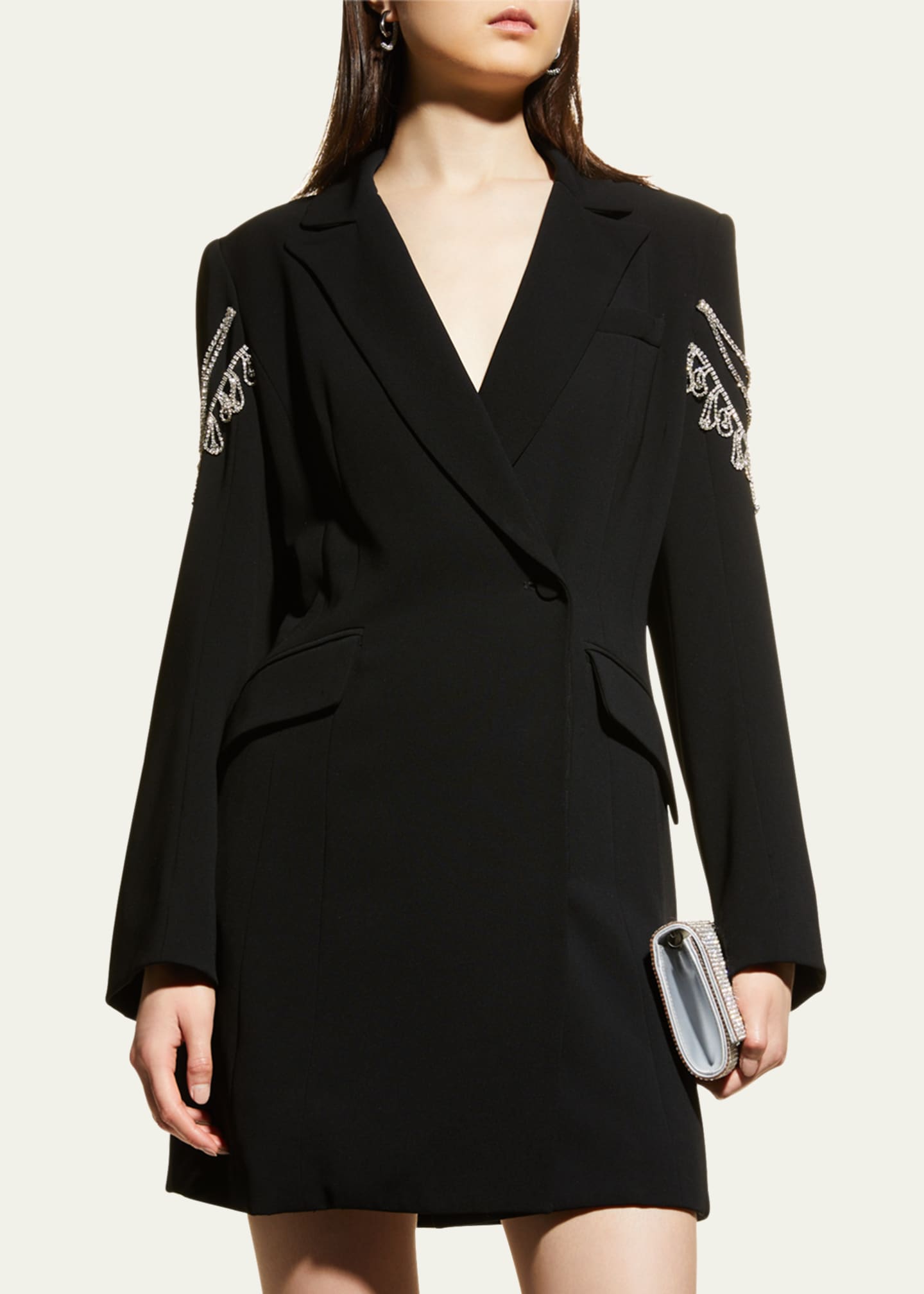 Cinq a Sept Kaylen Embellished Blazer Mini Dress - Bergdorf Goodman