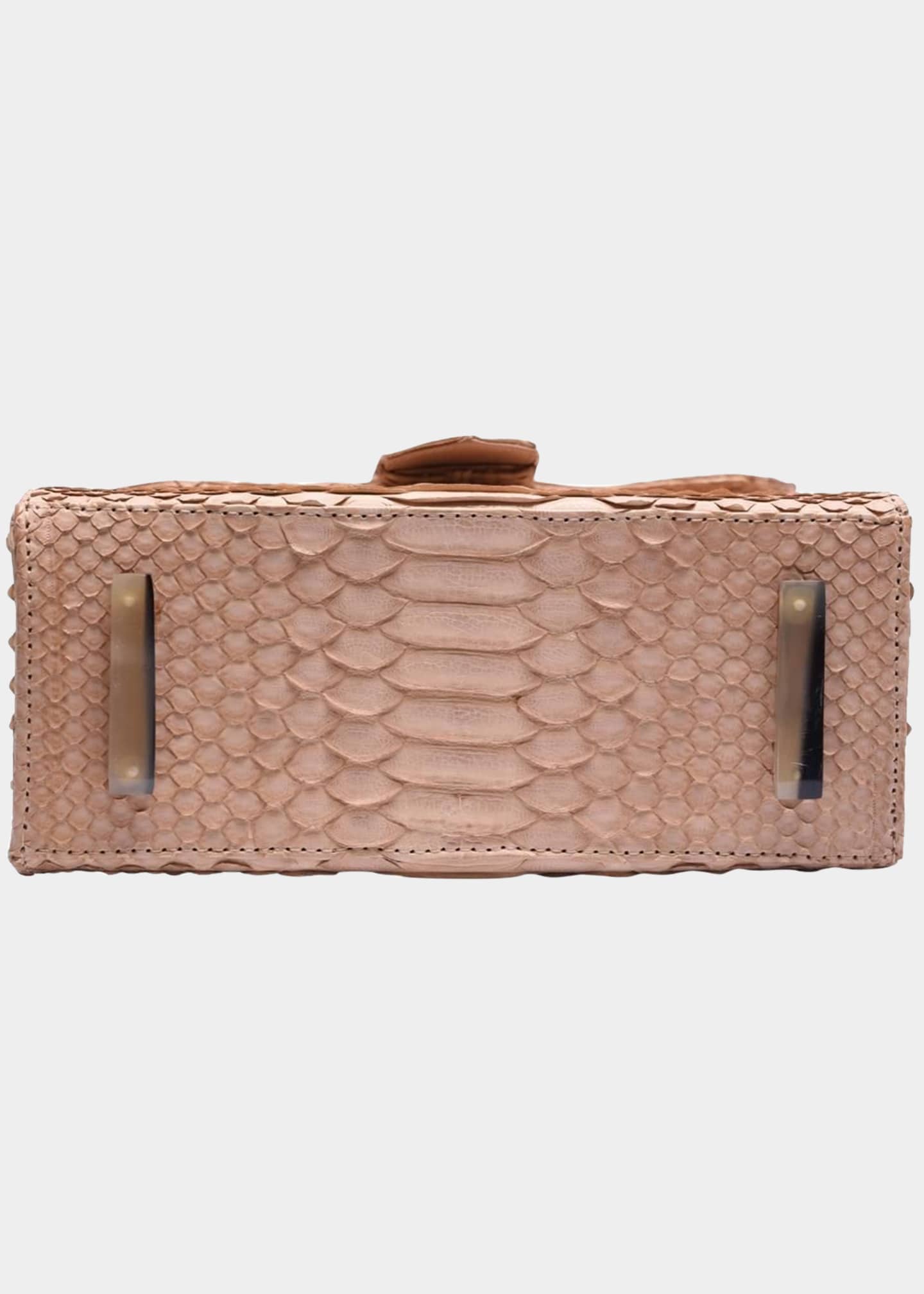 ADRIANA CASTRO La Marguerite Mini Python Top-Handle Bag - Bergdorf Goodman