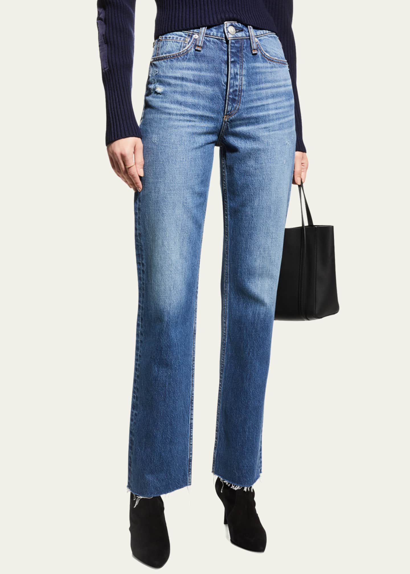 Rag & Bone Alex High-Rise Vintage Straight Jeans - Bergdorf Goodman