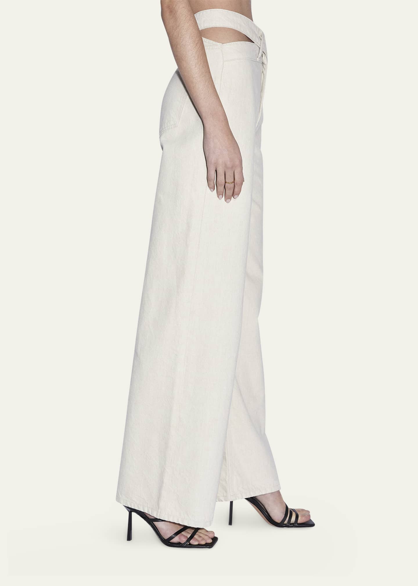 Ksubi Wide-Leg Jeans with Detached Waist - Bergdorf Goodman