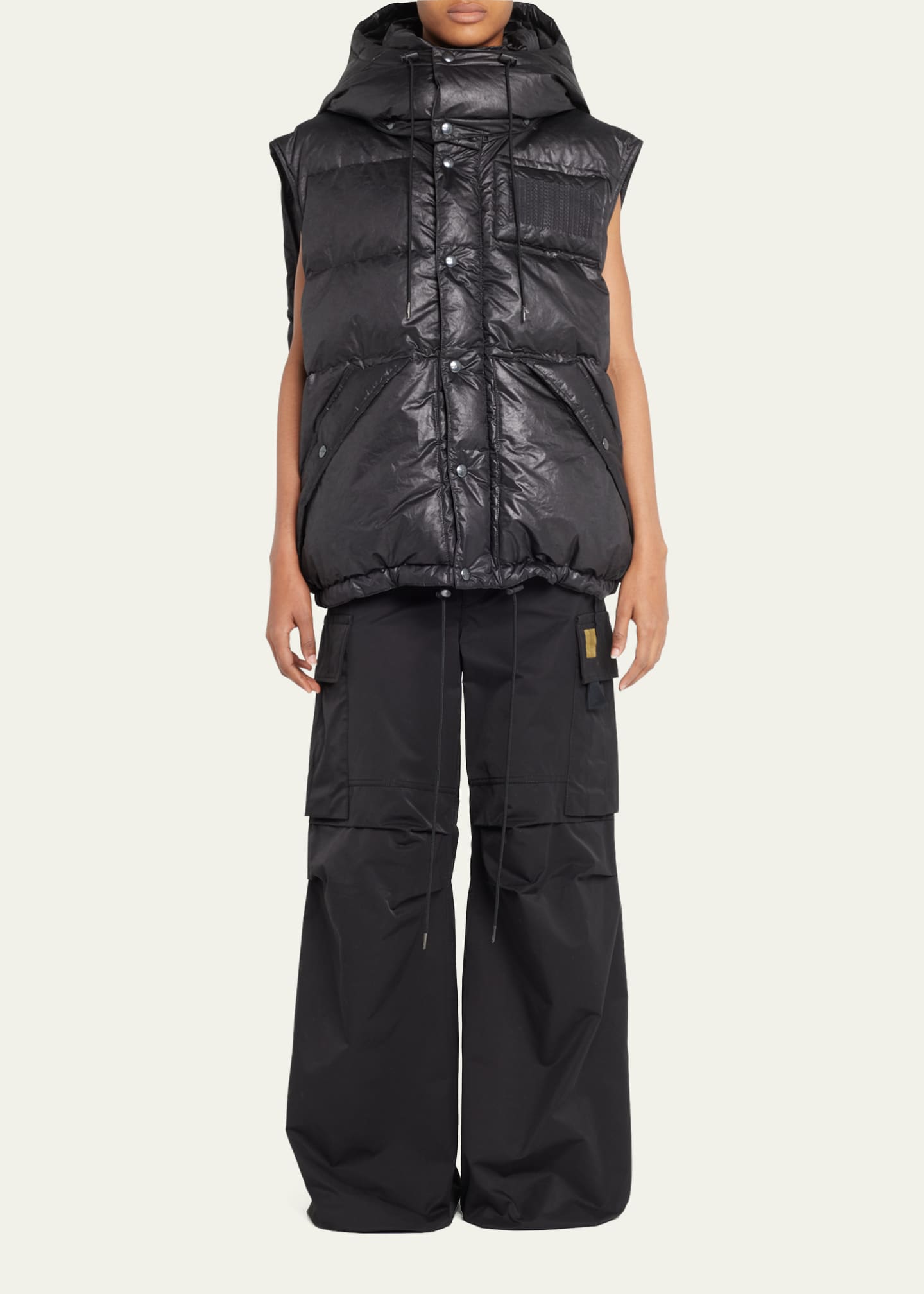 Marc Jacobs Puffer Drawstring Vest - Bergdorf Goodman