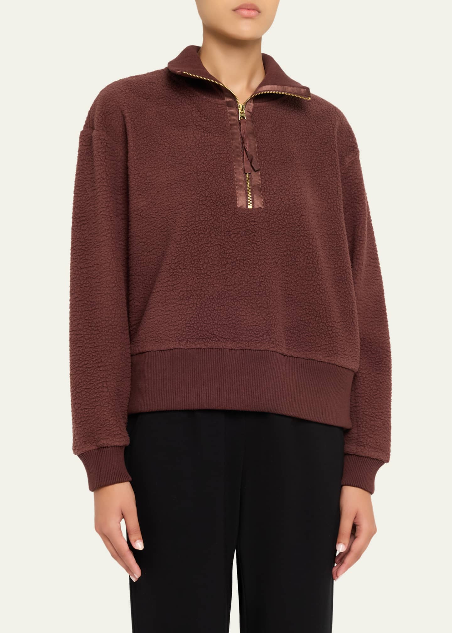 Varley Roselle Half-Zip Fleece Pullover - Bergdorf Goodman