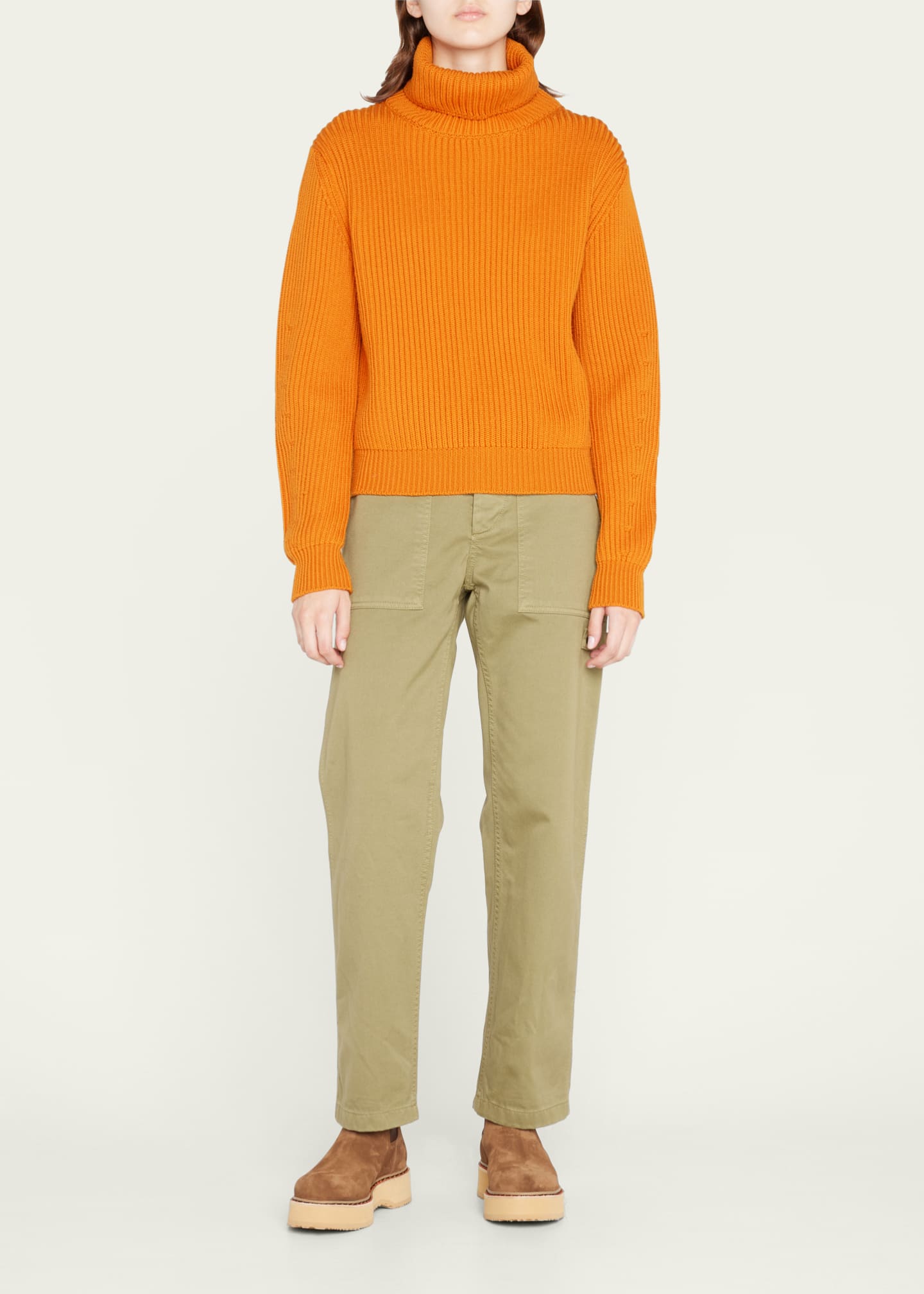 FORTELA Virgin Wool Turtleneck Sweater - Bergdorf Goodman