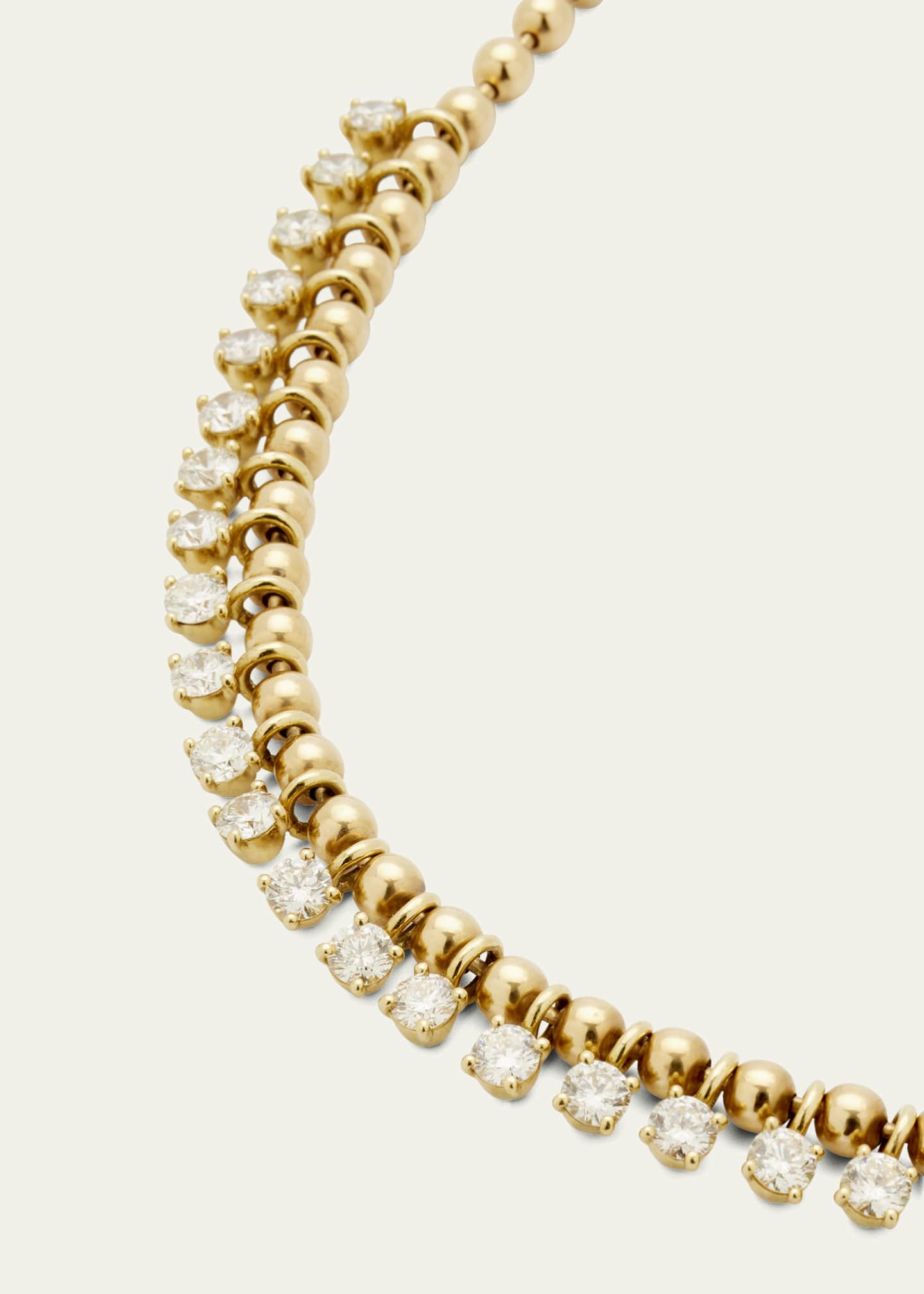 Jemma Wynne 18k Yellow Gold Diamond Fringe Necklace - Bergdorf Goodman