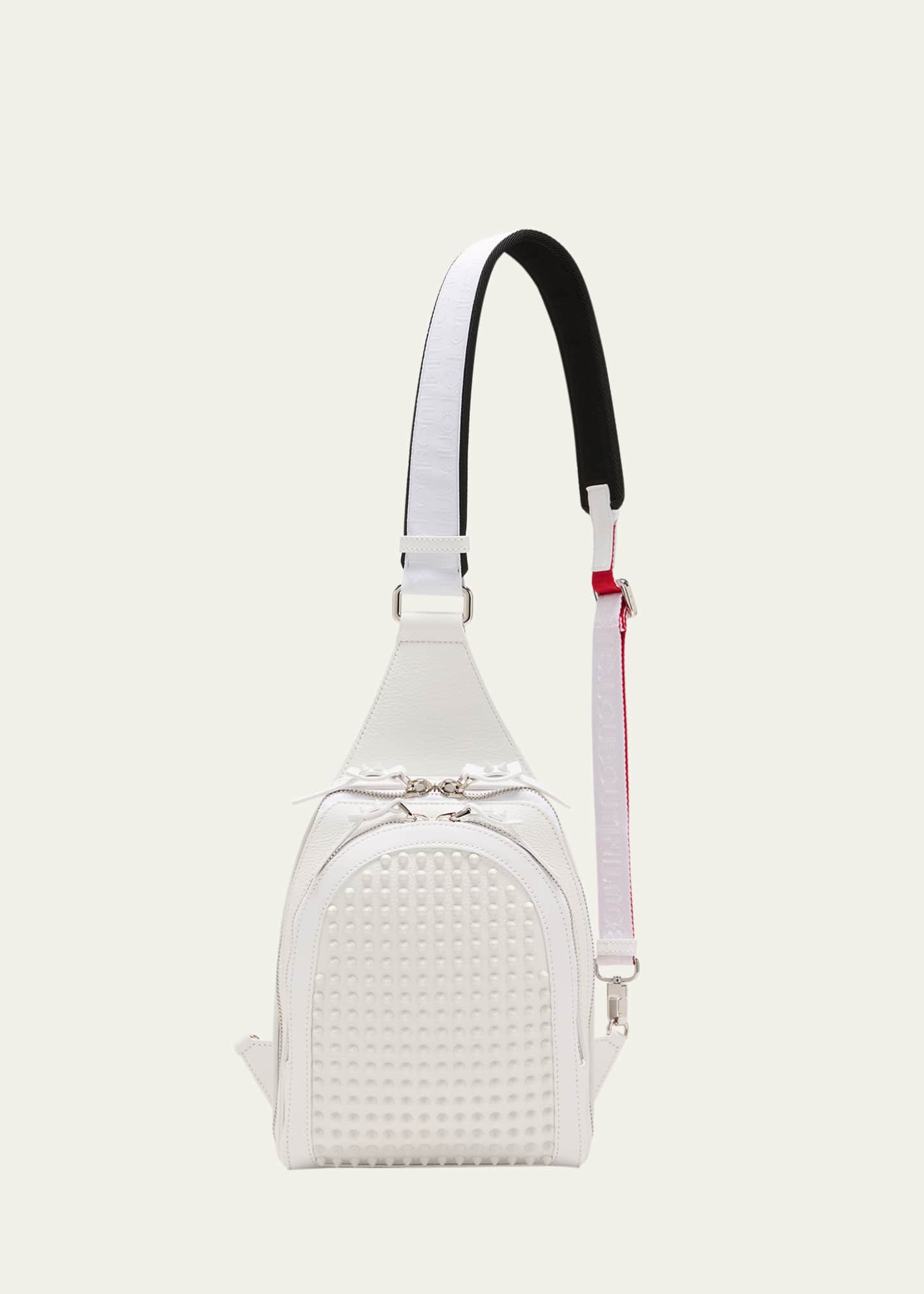 Christian Louboutin Men's Loubifunk Spike Sling Bag - Bergdorf Goodman