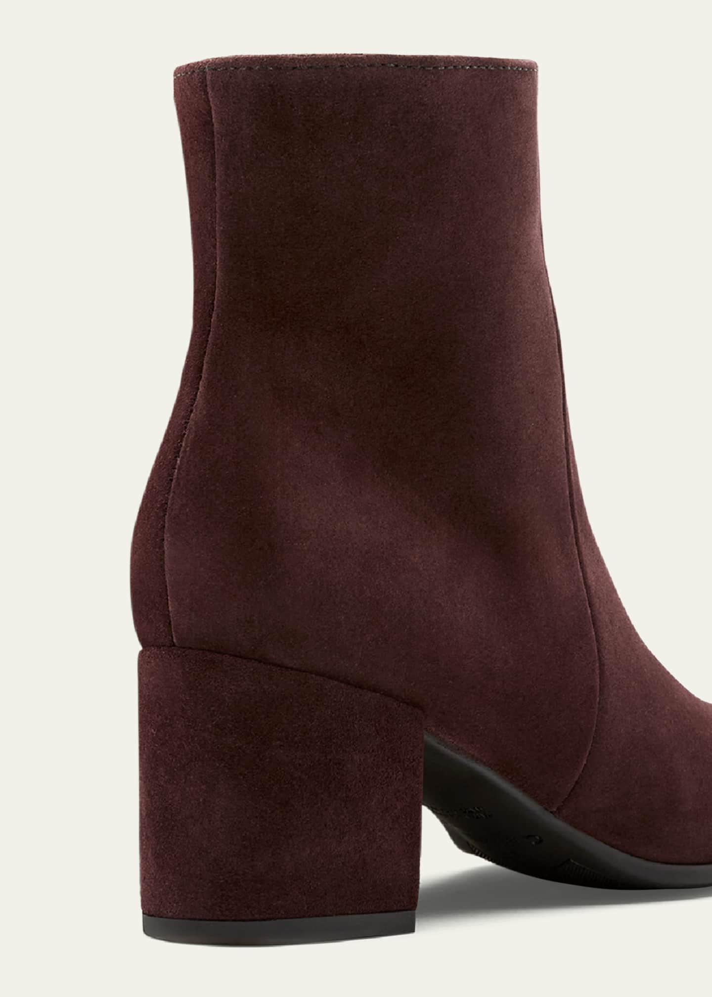 La Canadienne Joanie Suede Ankle Booties - Bergdorf Goodman
