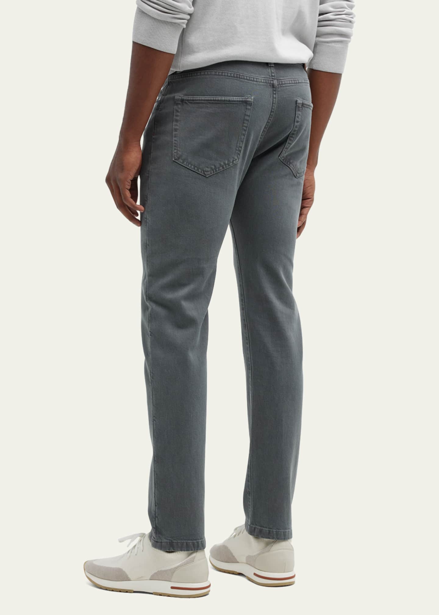Loro Piana Men's Straight Leg 5-Pocket Pants - Bergdorf Goodman