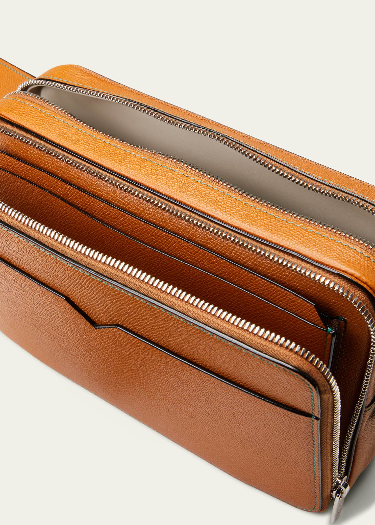 Valextra Men's Leather Belt Bag - Bergdorf Goodman