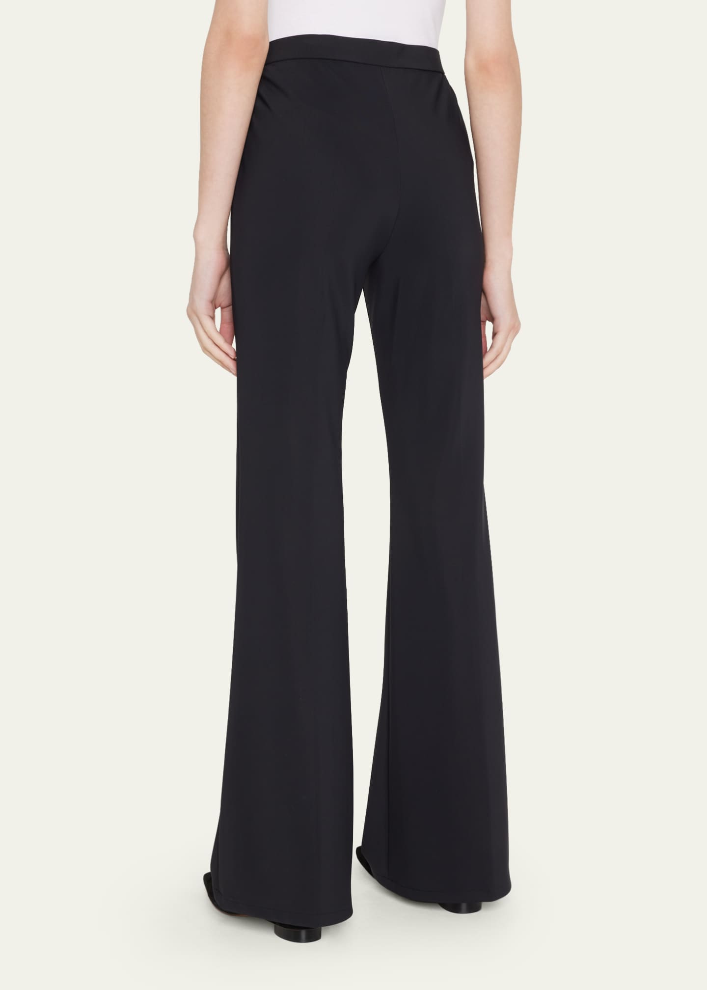 Theory High-Waist Flare Precision Ponte Pants - Bergdorf Goodman
