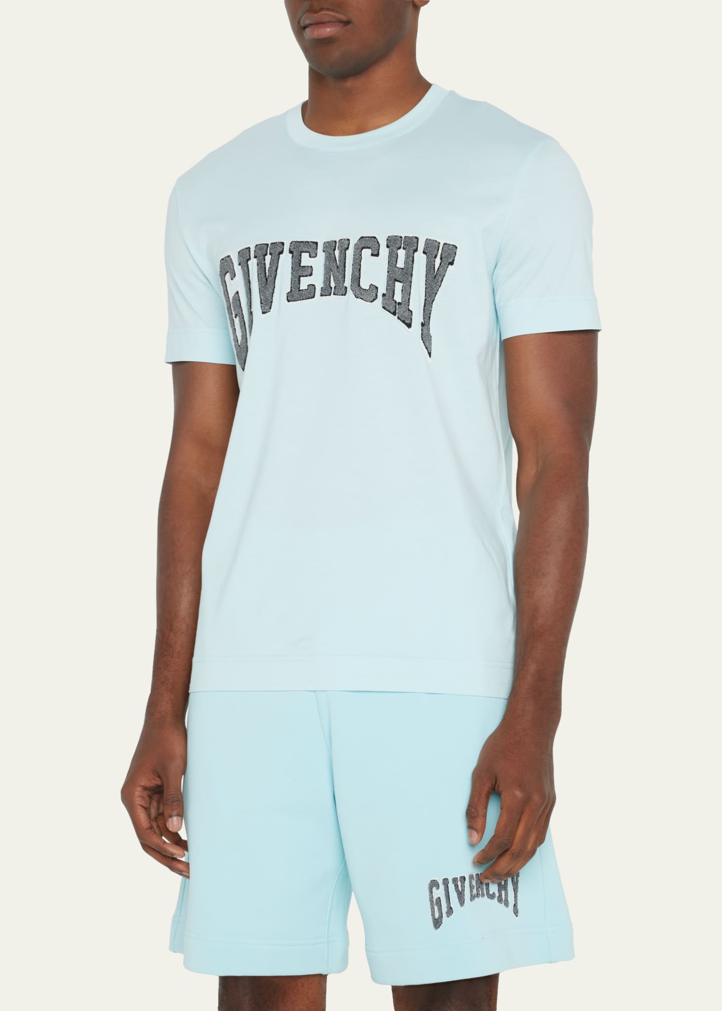 Givenchy Men's Slim-Fit Towel Varsity T-Shirt - Bergdorf Goodman