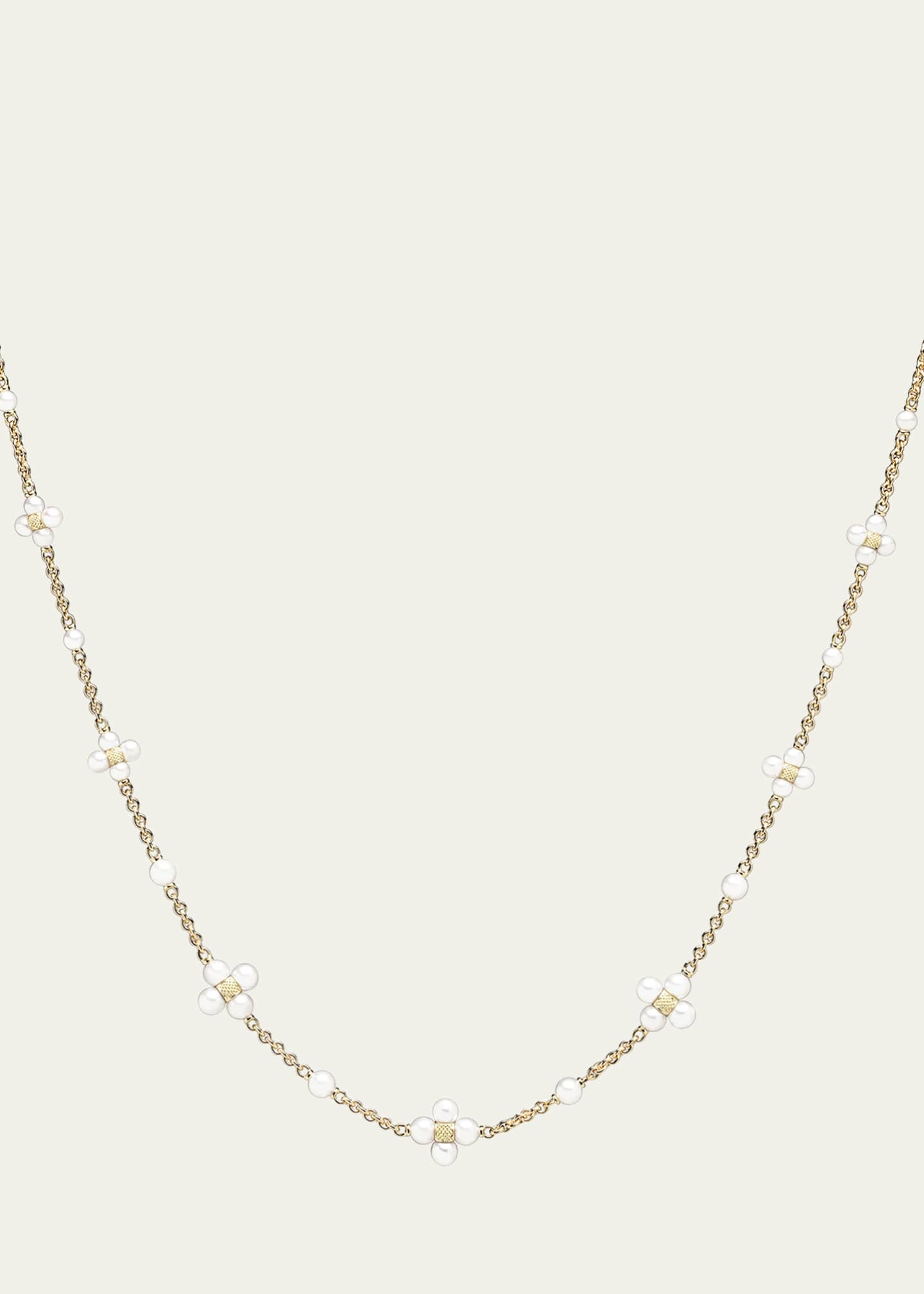 Paul Morelli Sequence Pearl Necklace in 18k Yellow Gold, 18" - Bergdorf ...