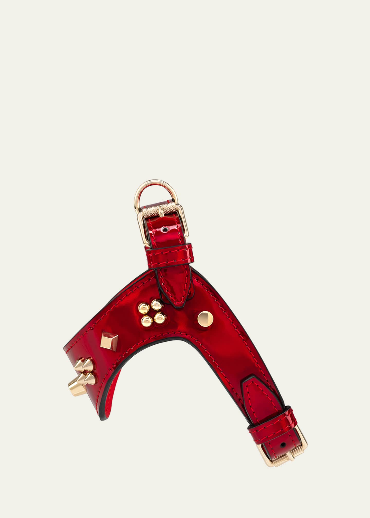 Christian Louboutin Loubiharness Patent Psychic Spikes Carasky Dog ...