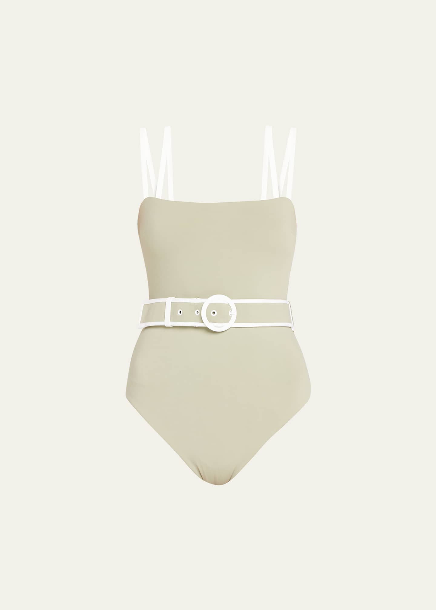Sir Reuben Double Strap One Piece Swimsuit Bergdorf Goodman