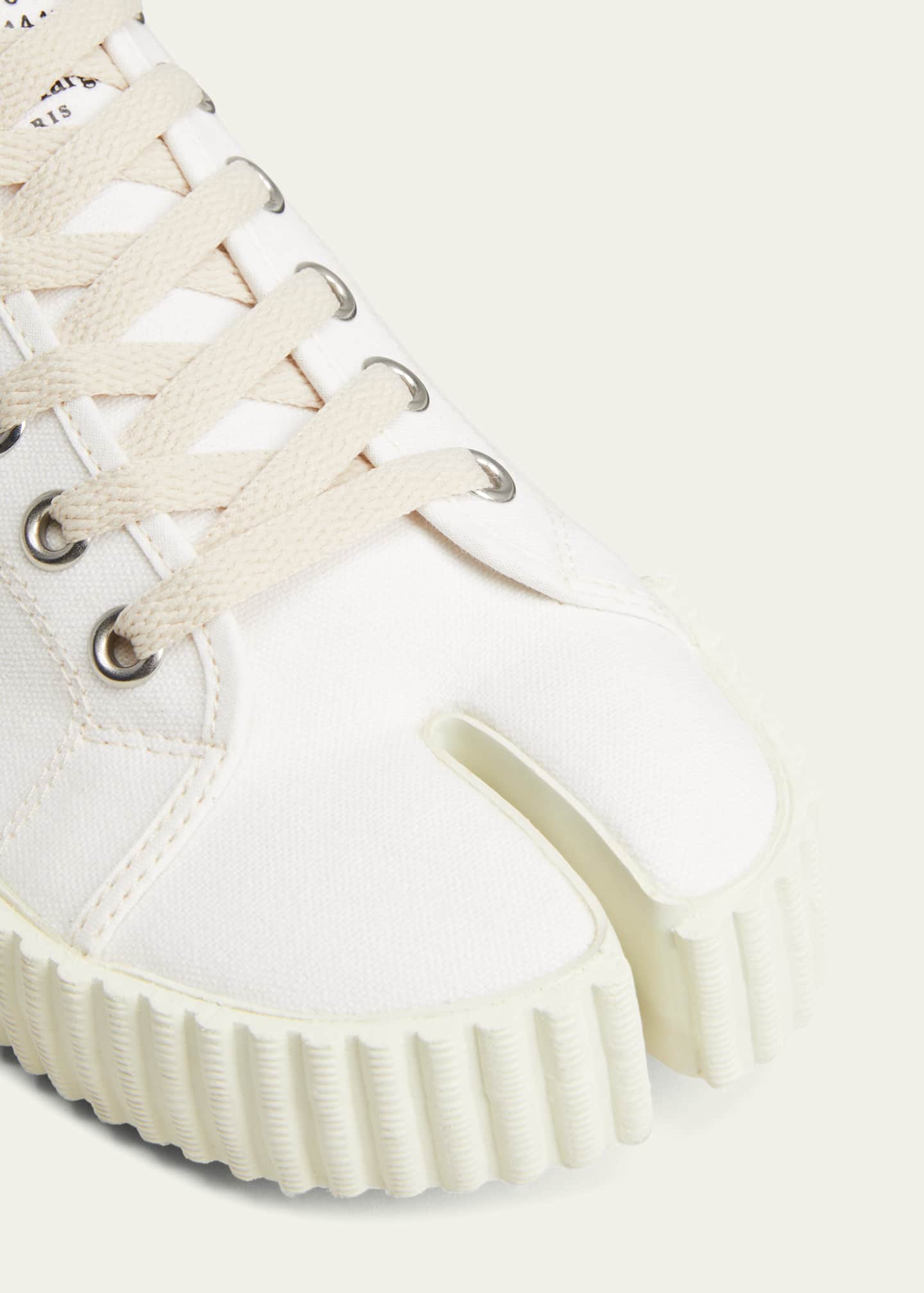 Maison Margiela Men's Tabi Split-Toe Canvas Low-Top Sneakers - Bergdorf ...