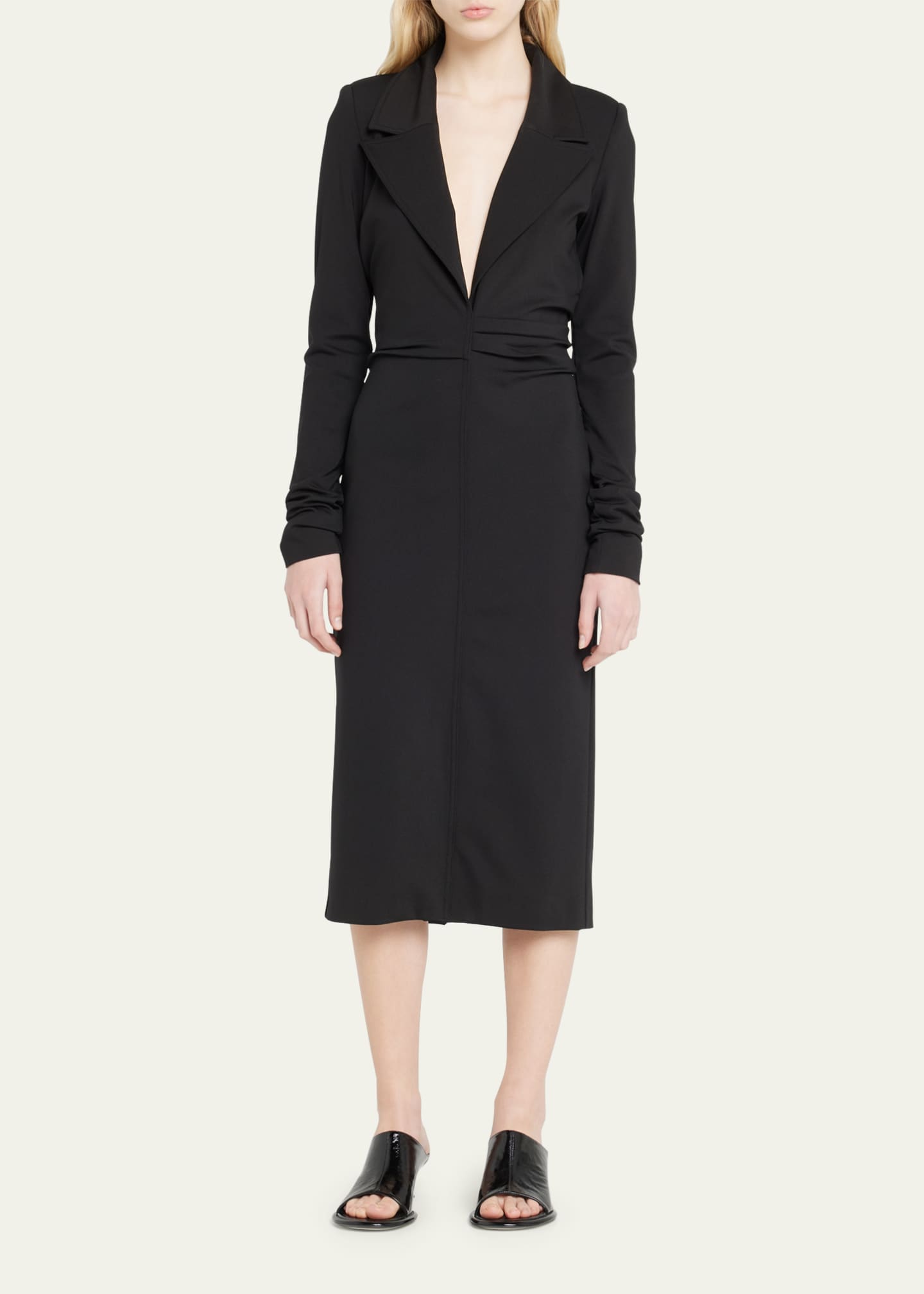 Gauge 81 Moata V Neck Blazer Midi Dress Bergdorf Goodman