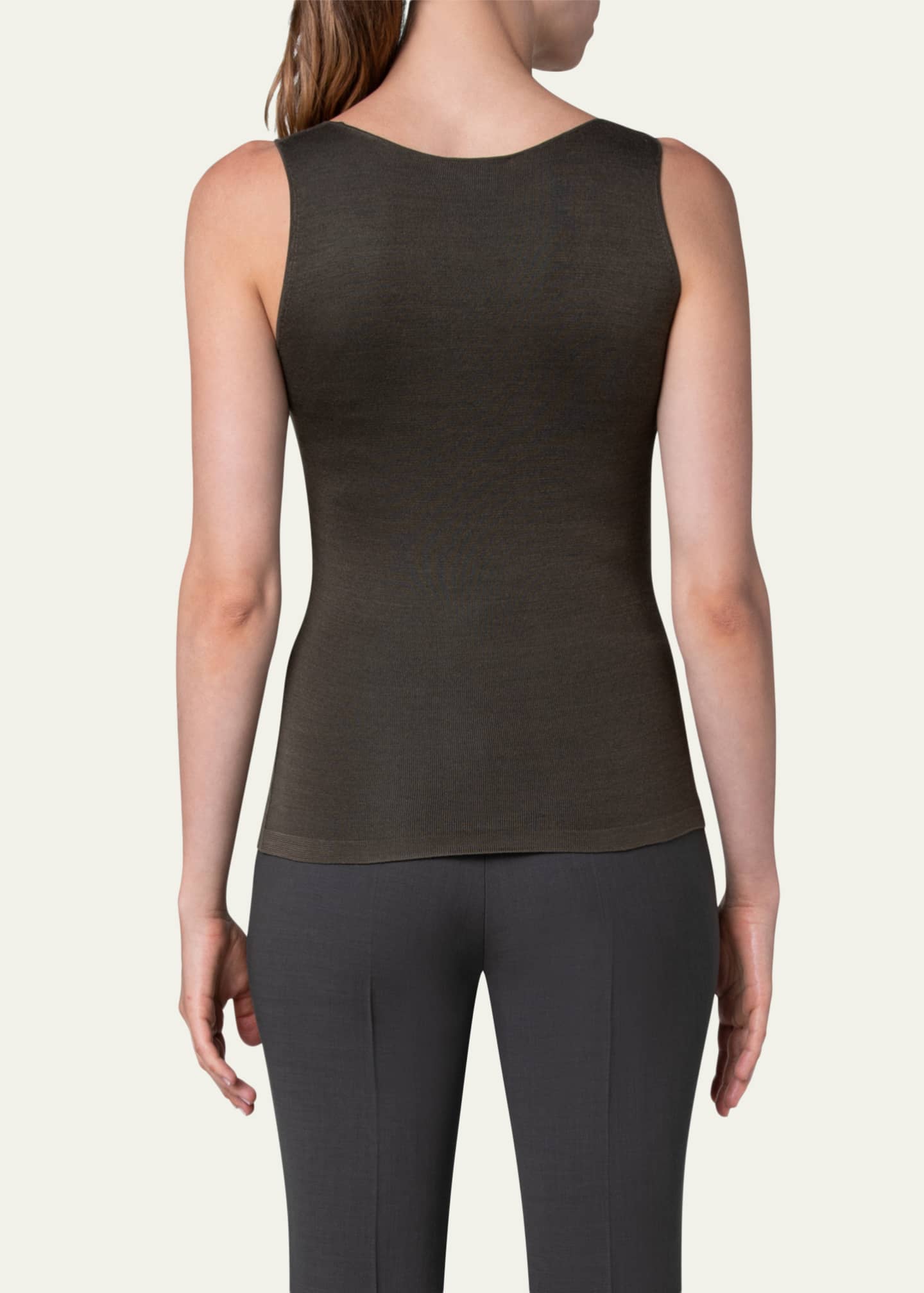 Akris Reversible Two-Tone Tank Top - Bergdorf Goodman