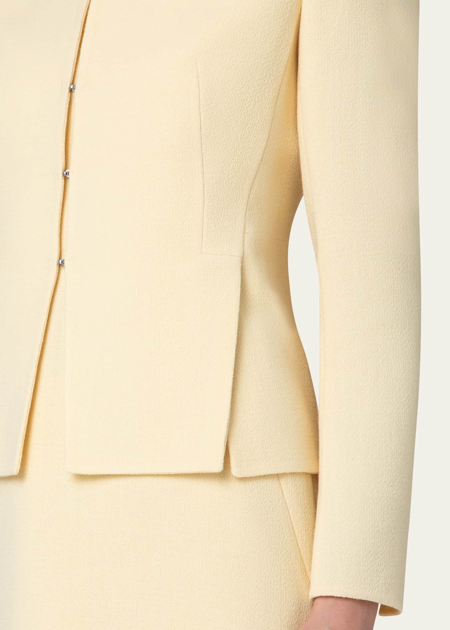 Akris Ocello Wool Crepe Jacket - Bergdorf Goodman