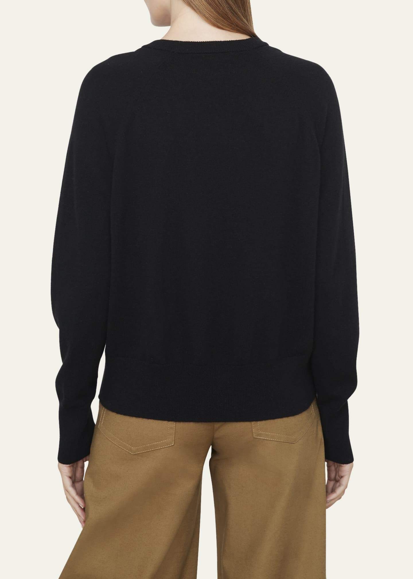 Vince Wool-Cashmere Raglan-Sleeve Sweatshirt - Bergdorf Goodman