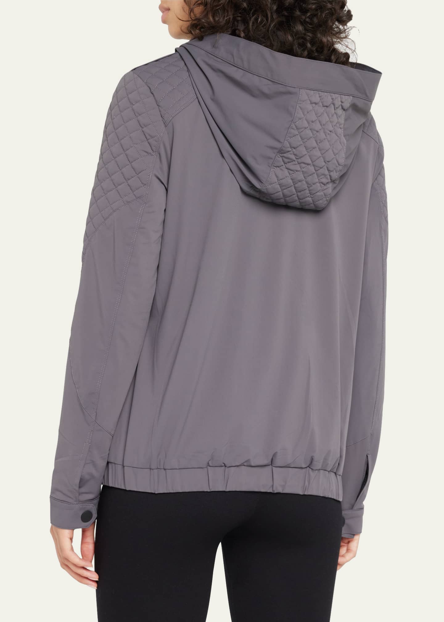 Blanc Noir Mastermind Quilted Hooded Jacket - Bergdorf Goodman