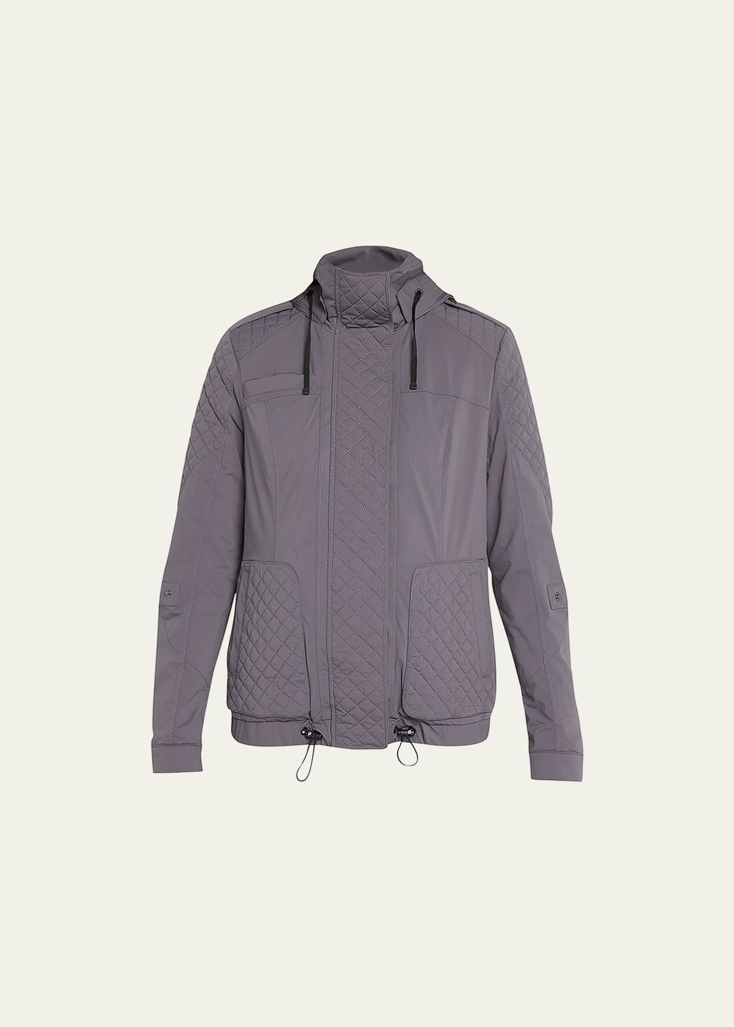 Blanc Noir Mastermind Quilted Hooded Jacket - Bergdorf Goodman