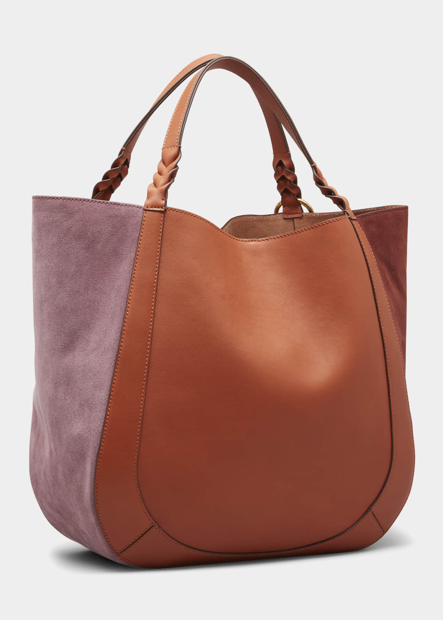 Ulla Johnson Albers Colorblock Mix-Leather Tote Bag - Bergdorf Goodman