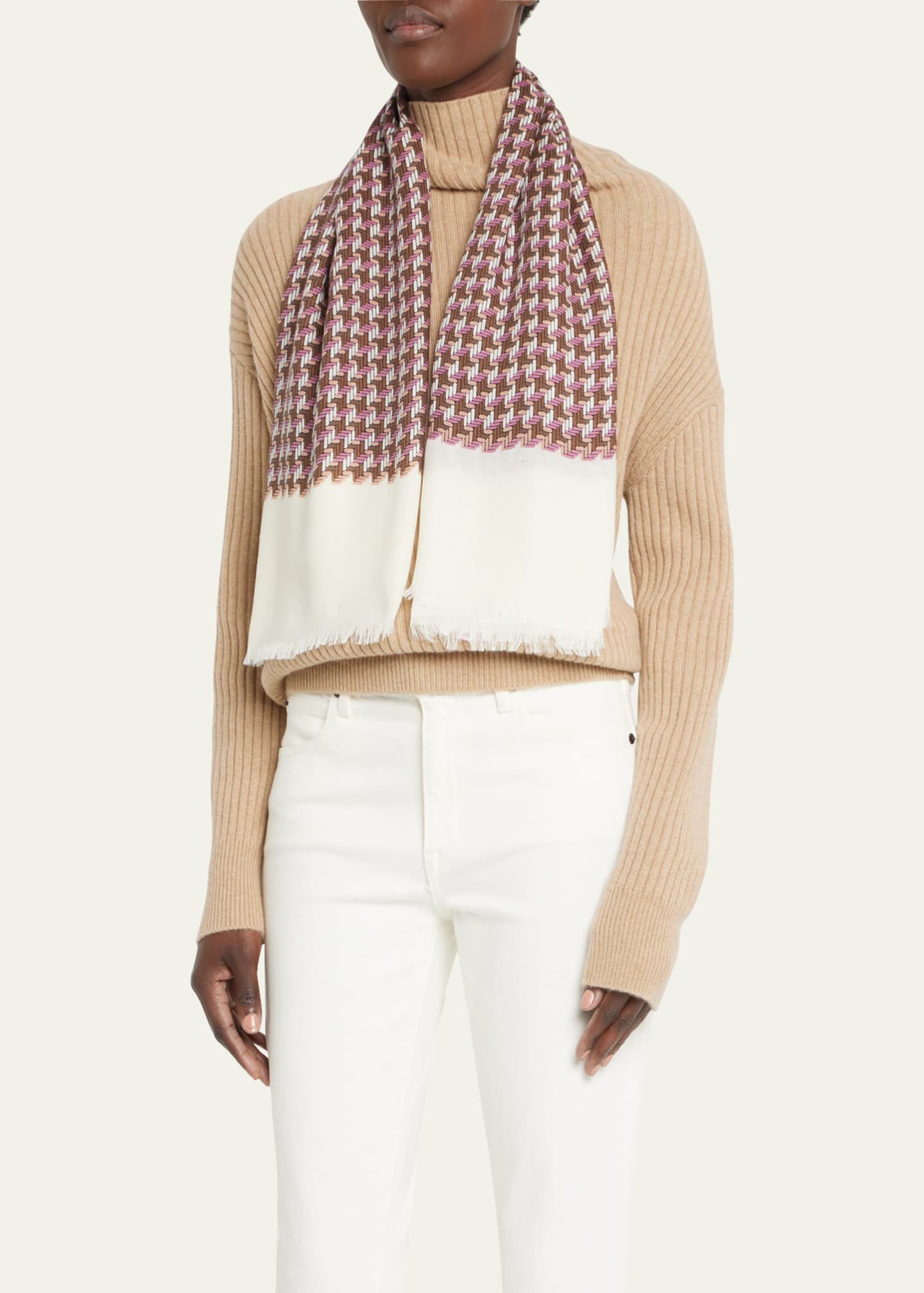 Loro Piana Harridge Pike Cashmere-Silk Scarf - Bergdorf Goodman