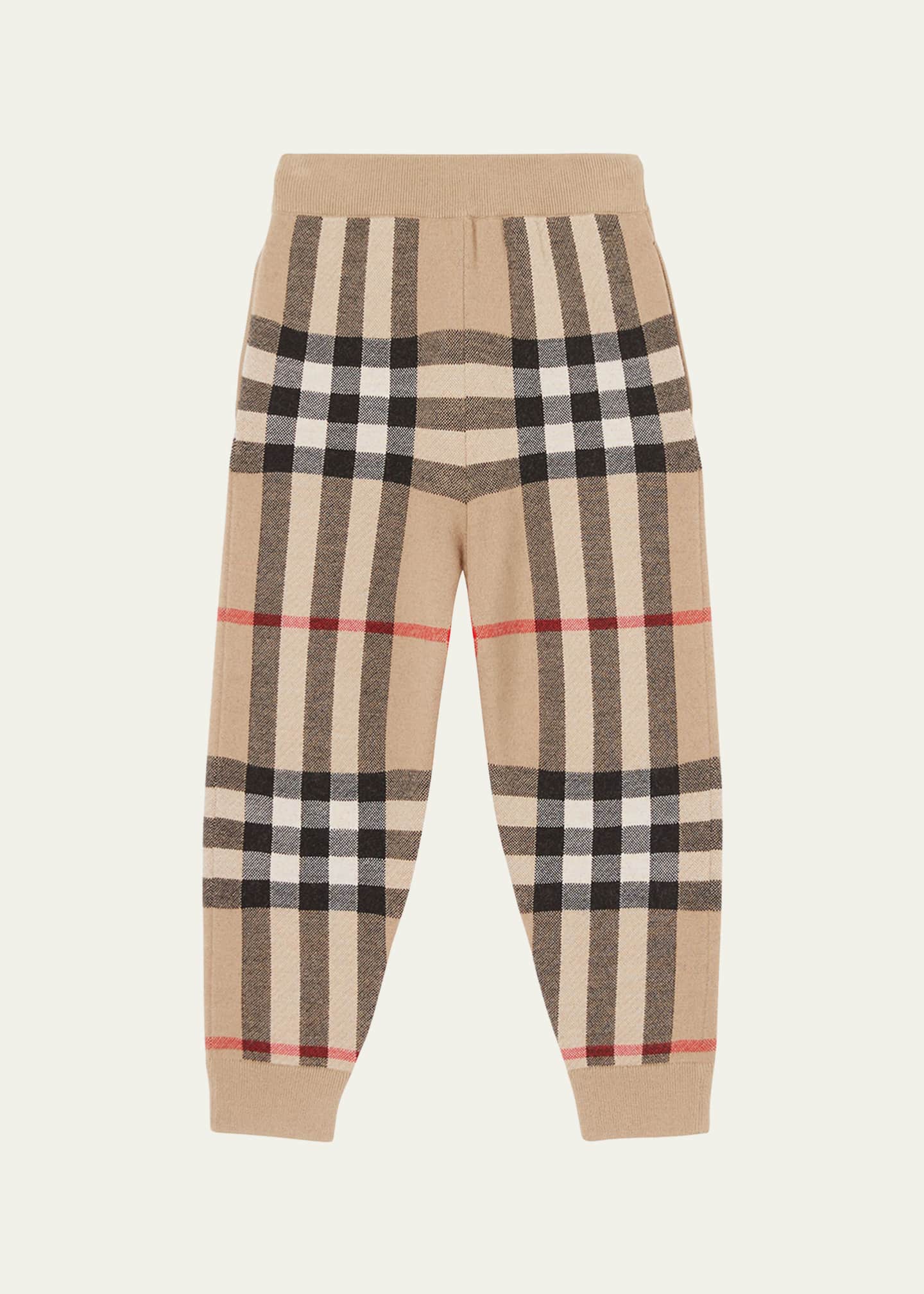 Burberry Boy's Gerard Check Jogger Pants, Size 3-14 - Bergdorf Goodman
