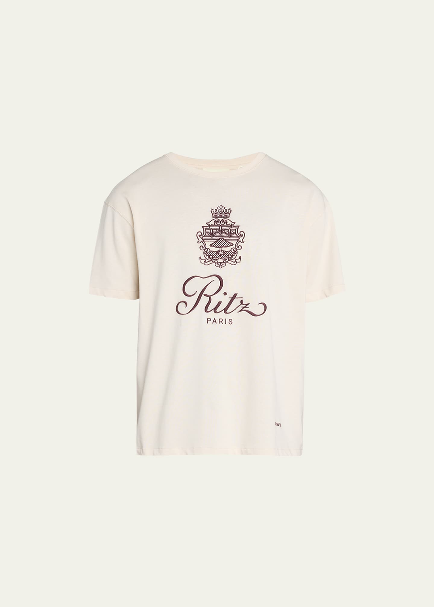 FRAME x Ritz Paris FRAME x Ritz Paris Men's Bordeaux Crest T-Shirt ...