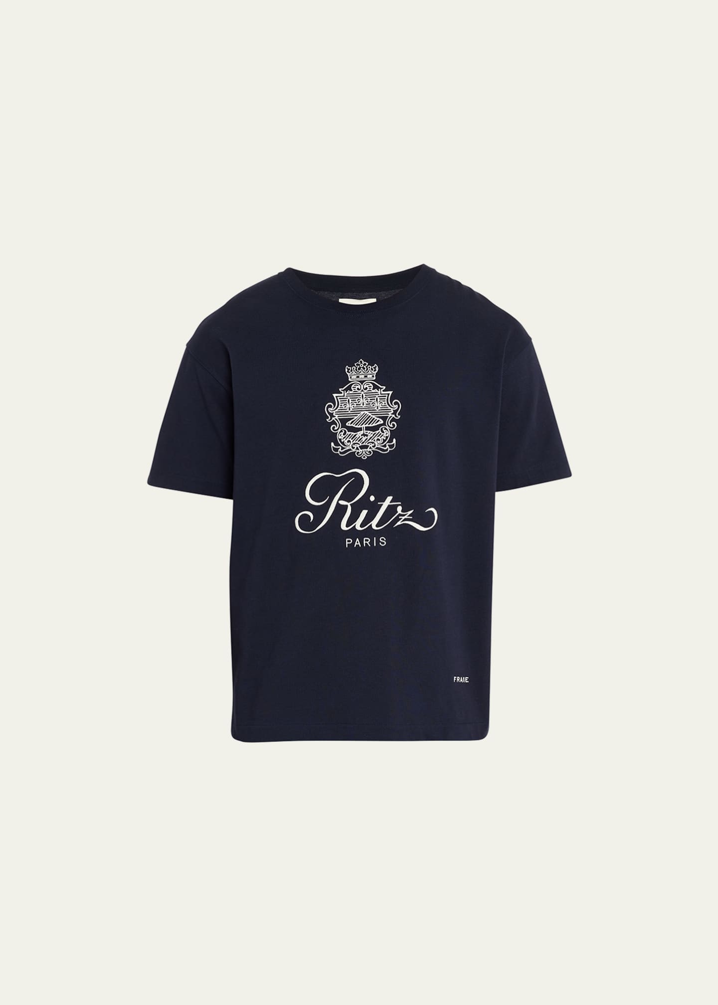 FRAME x Ritz Paris FRAME x Ritz Paris Men's Bordeaux Crest T-Shirt ...