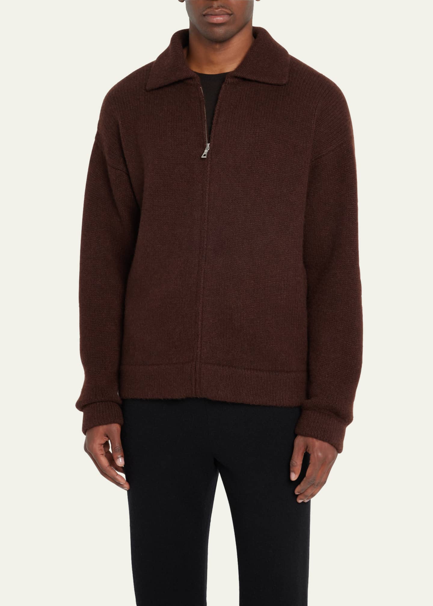 The Elder Statesman Men's Cashmere Zip Knit Blouson Jacket - Bergdorf ...