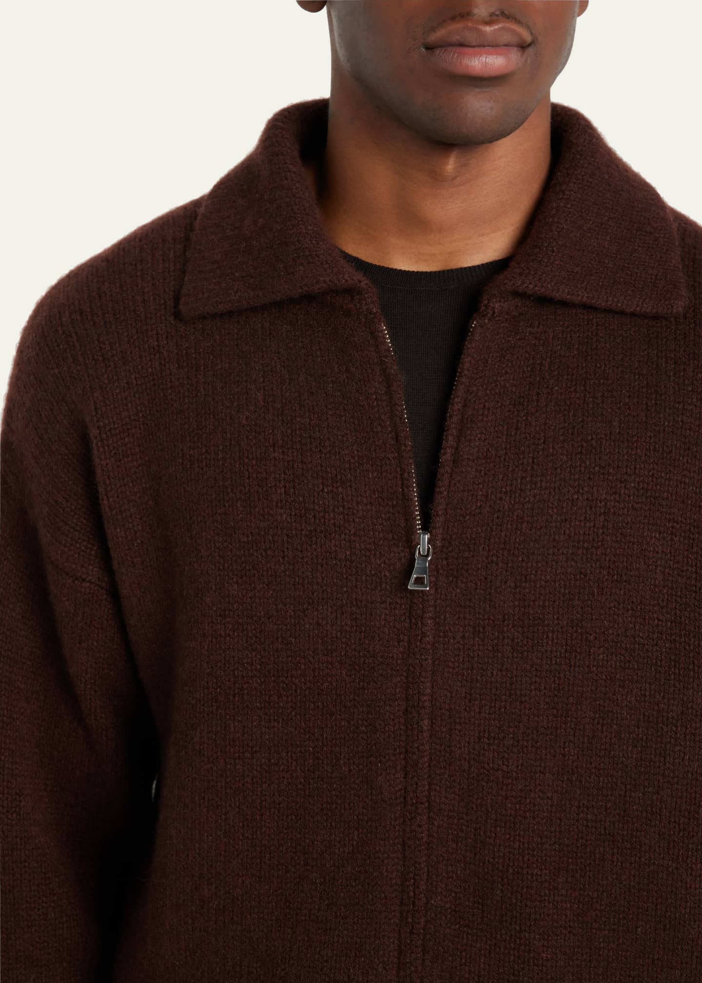 The Elder Statesman Men's Cashmere Zip Knit Blouson Jacket - Bergdorf ...
