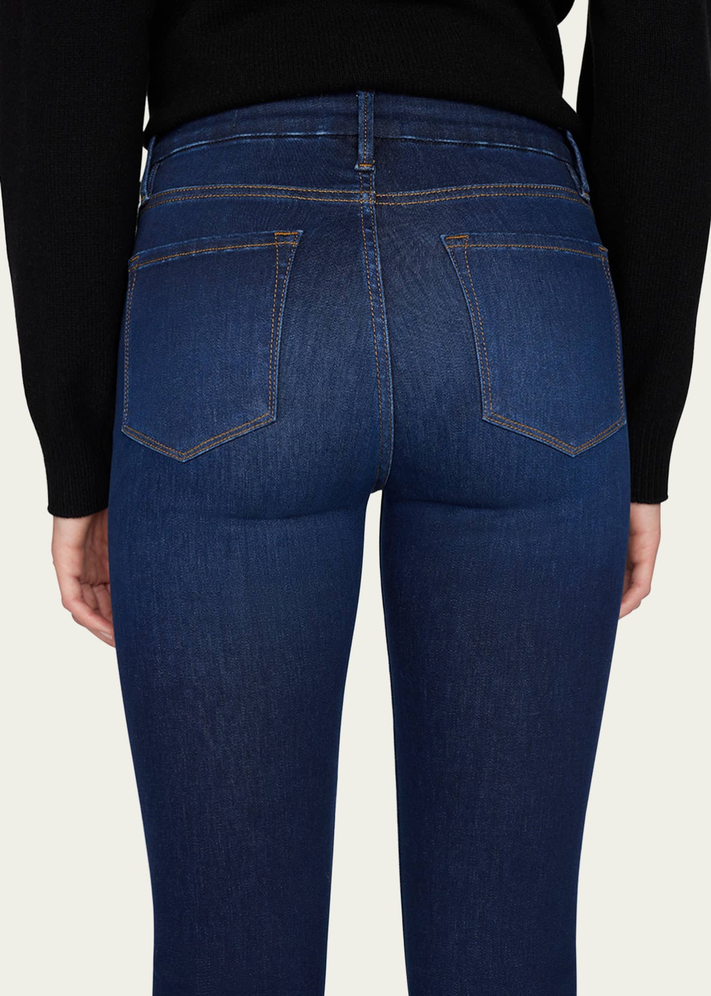 FRAME Le Mini Boot High-Rise Slim Bootcut Jeans - Bergdorf Goodman