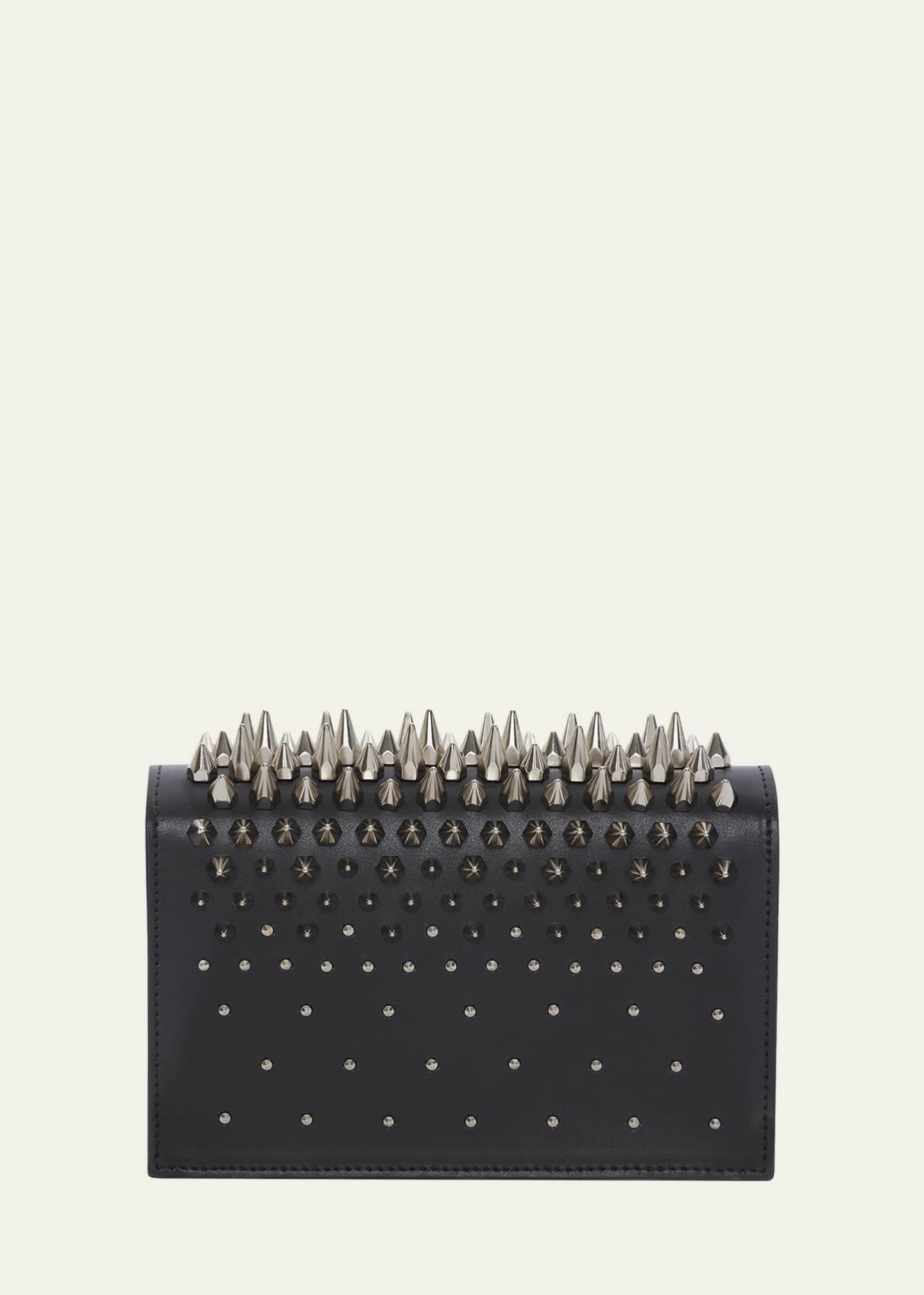 Alexander McQueen Small Skull Spike Leather Shoulder Bag - Bergdorf Goodman