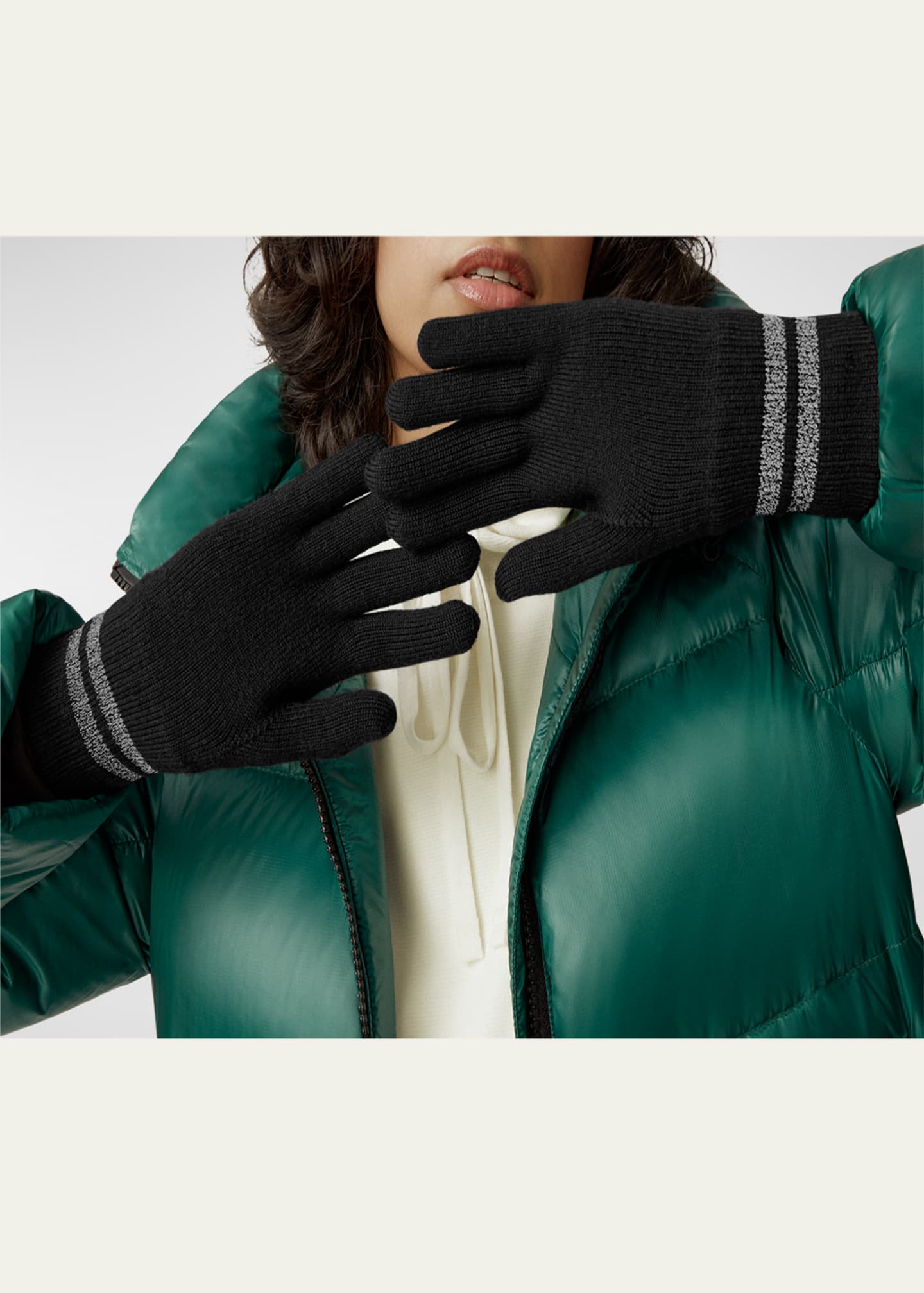Canada Goose Barrier Wool Gloves - Bergdorf Goodman
