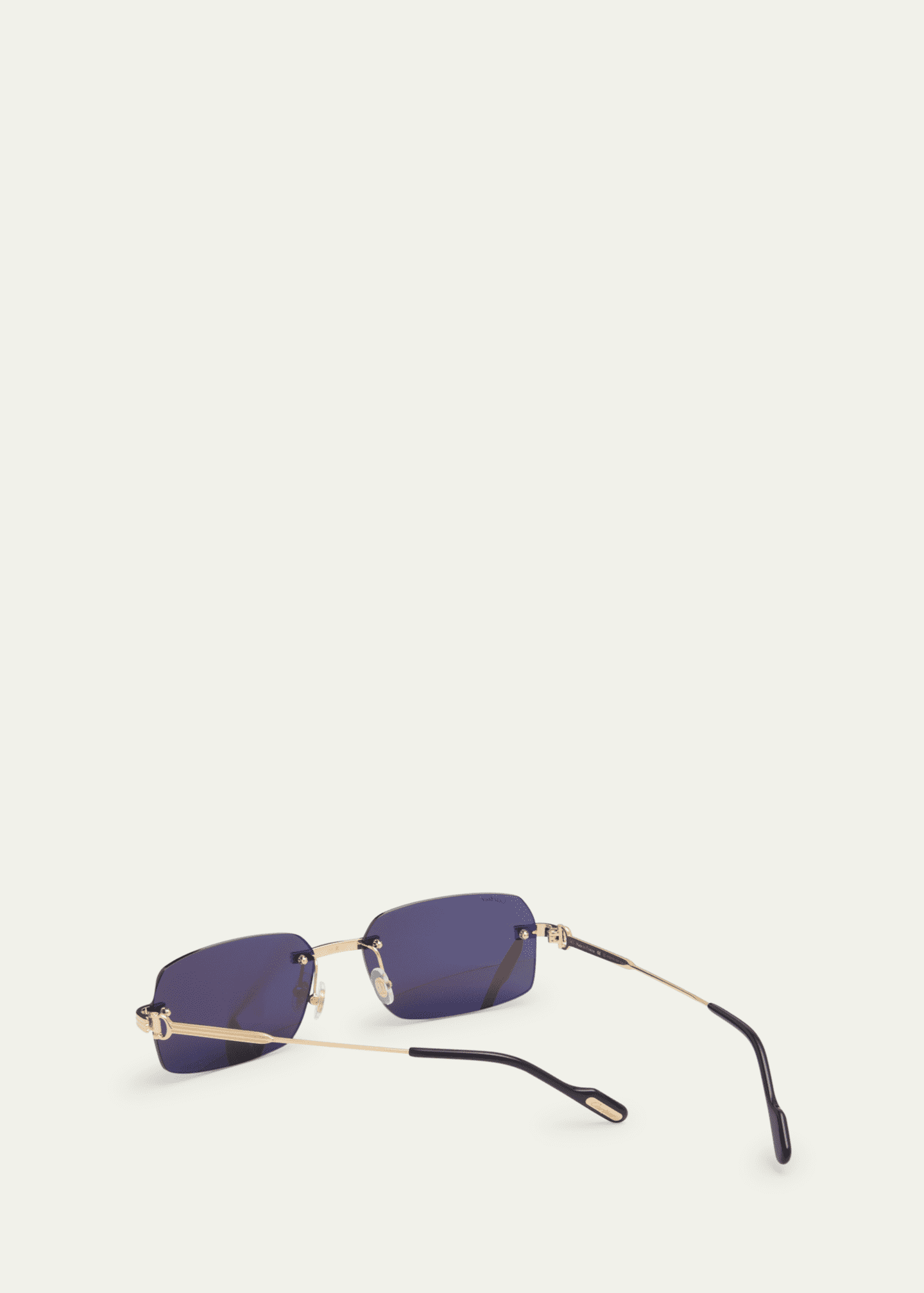Cartier Men's Rimless Metal Rectangle Sunglasses - Bergdorf Goodman