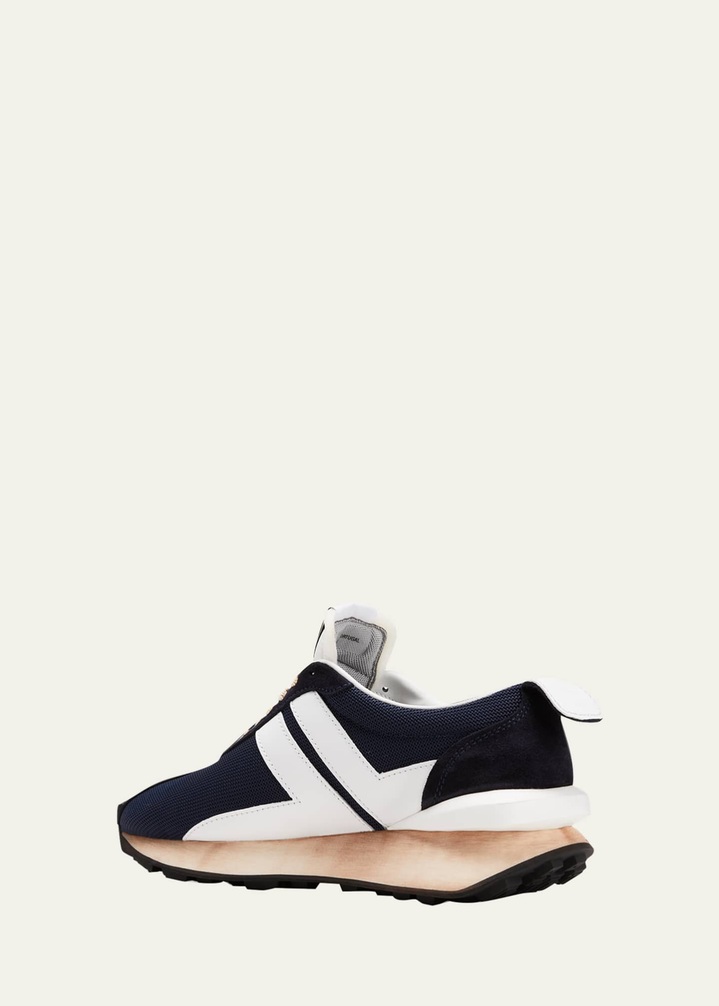 Lanvin Men's Bumpr JL-Logo Mesh Runner Sneakers - Bergdorf Goodman