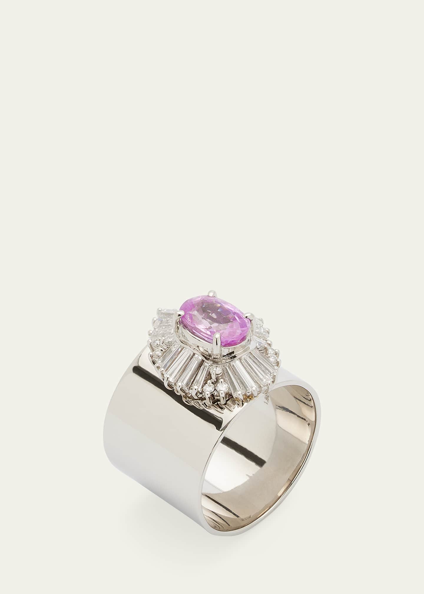 YUTAI Pink Sapphire and Diamond Revive Ring, Size 58 - Bergdorf Goodman