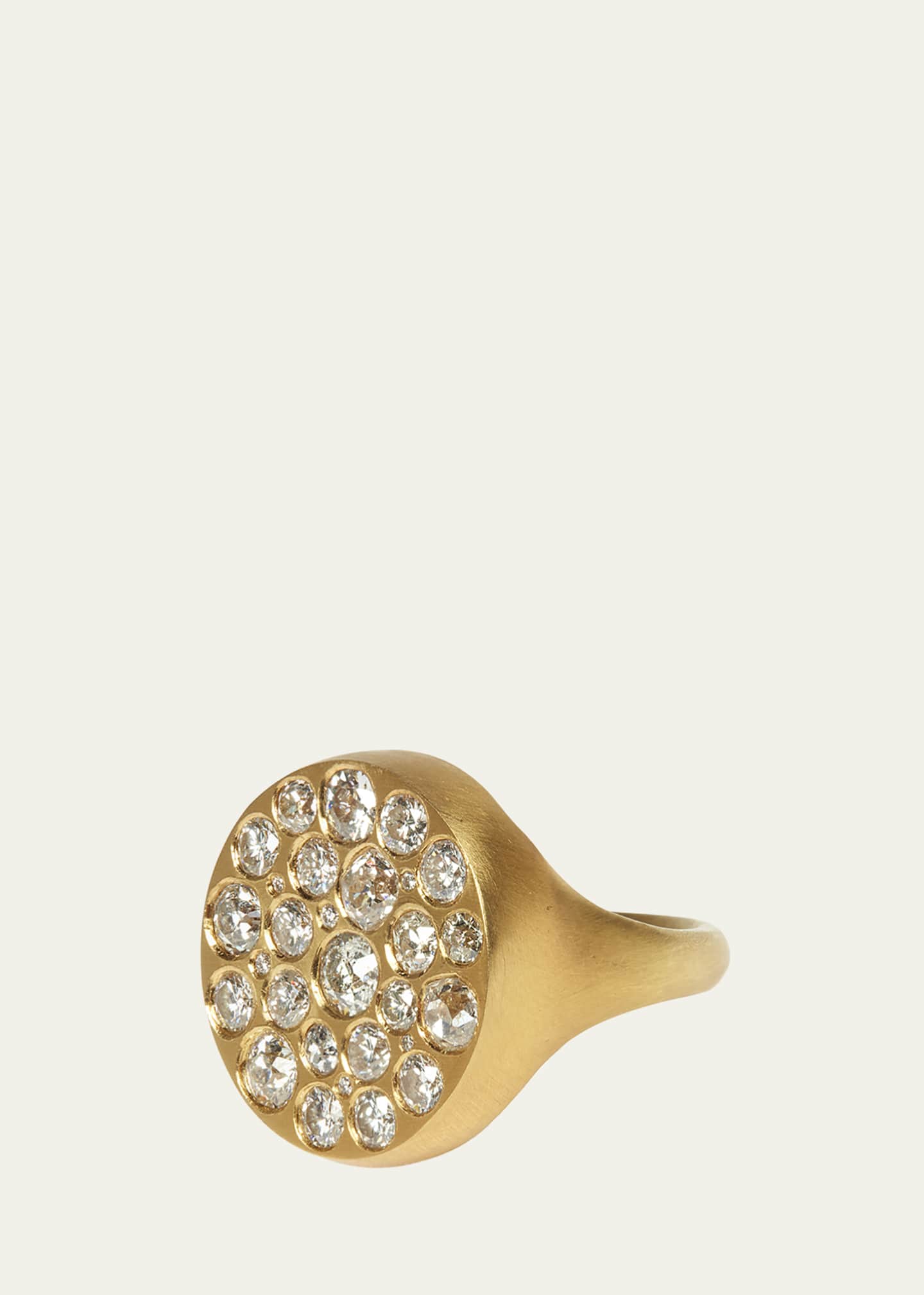 DARIUS Oversized Diamond Signet Ring - Bergdorf Goodman