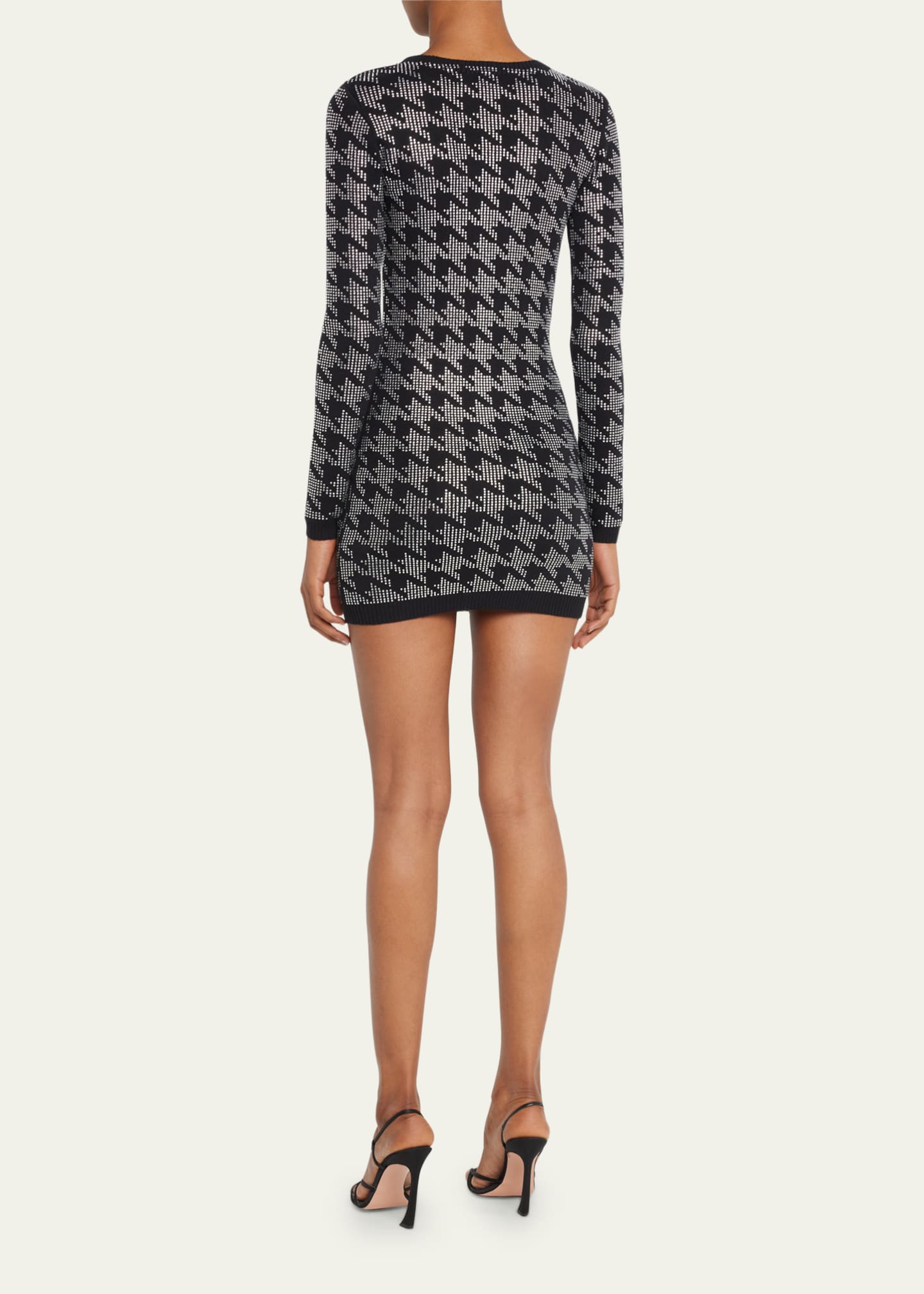 Retrofete Leanna Metallic Houndstooth Mini Dress - Bergdorf Goodman