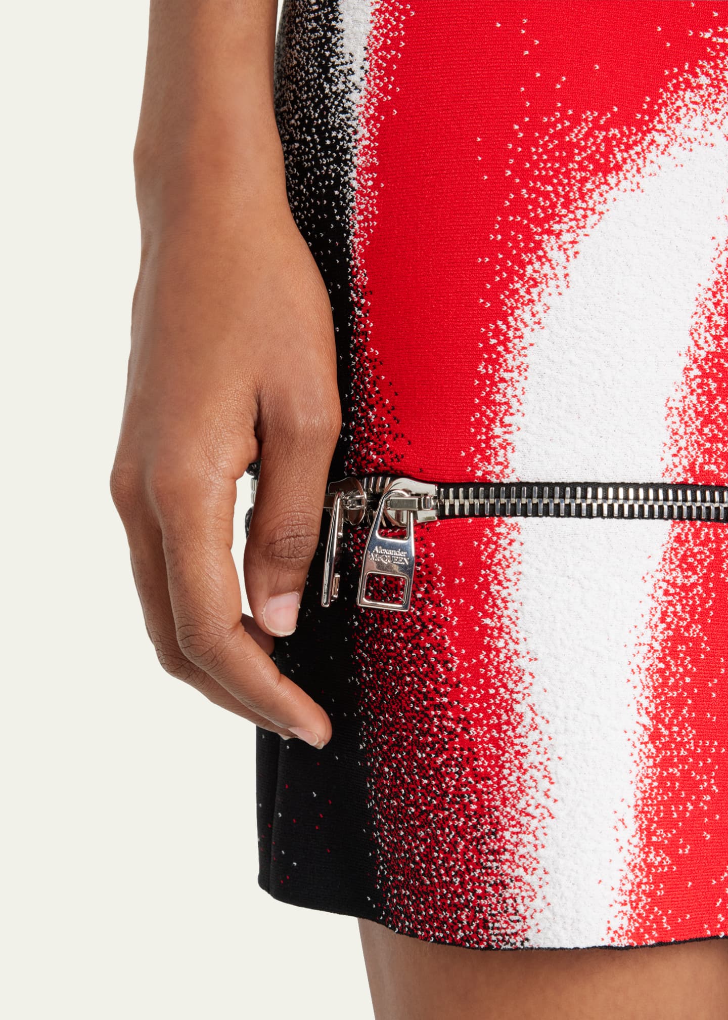 Alexander McQueen Mushroom Spore Print Mini Dress - Bergdorf Goodman