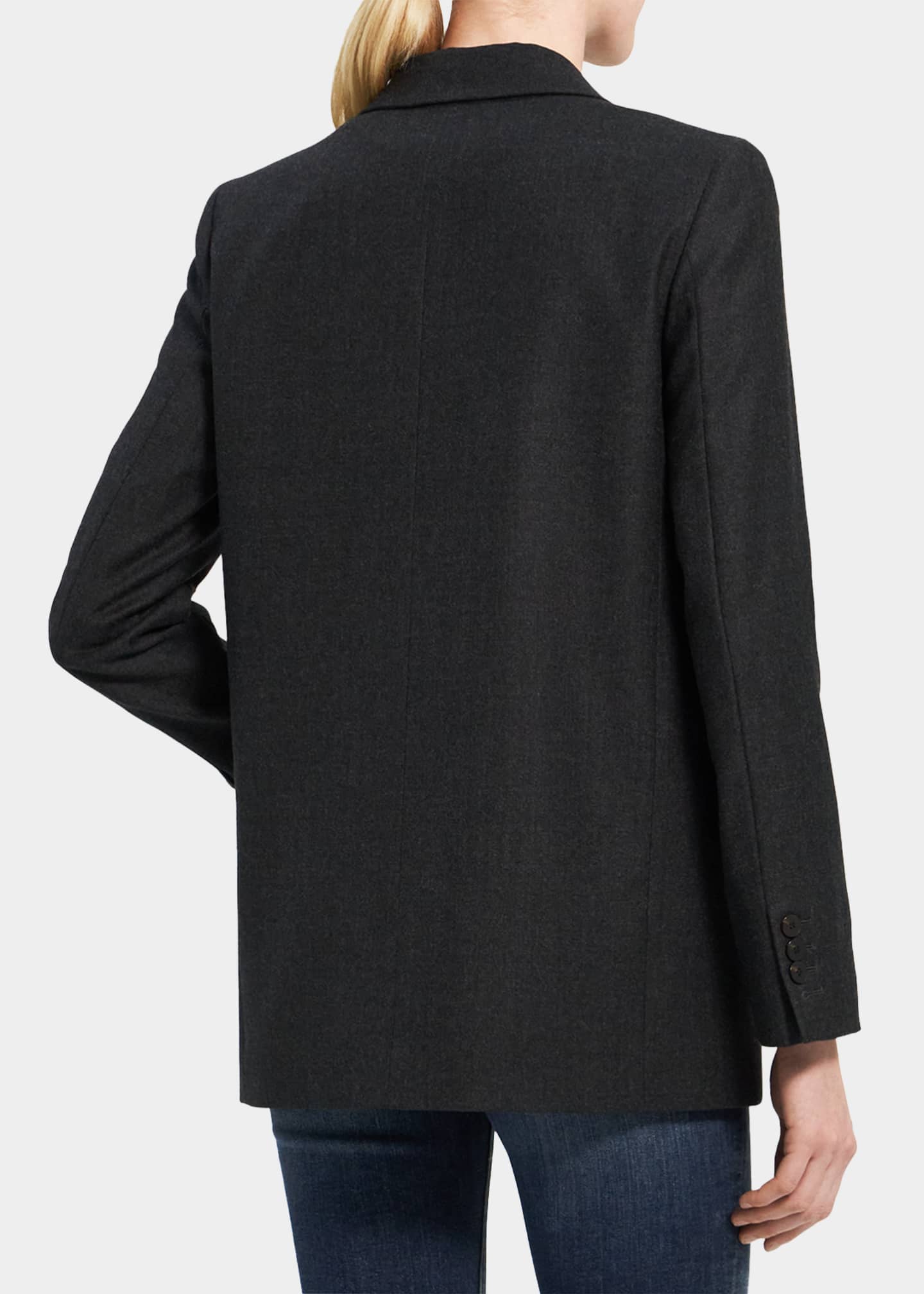 Theory Boyfriend Double-Breasted Wool Jacket - Bergdorf Goodman