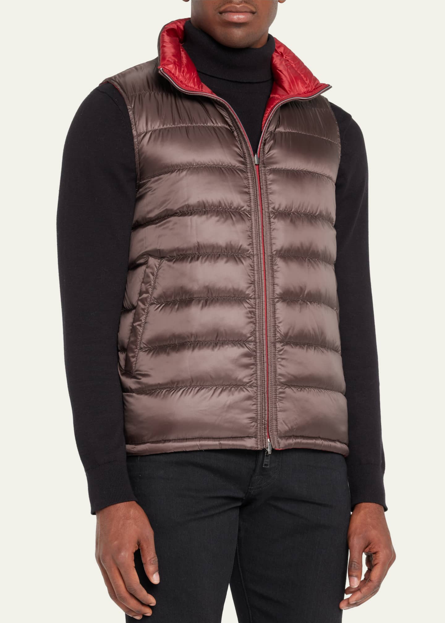 Herno Men's Reversible Ultralight Down Vest - Bergdorf Goodman