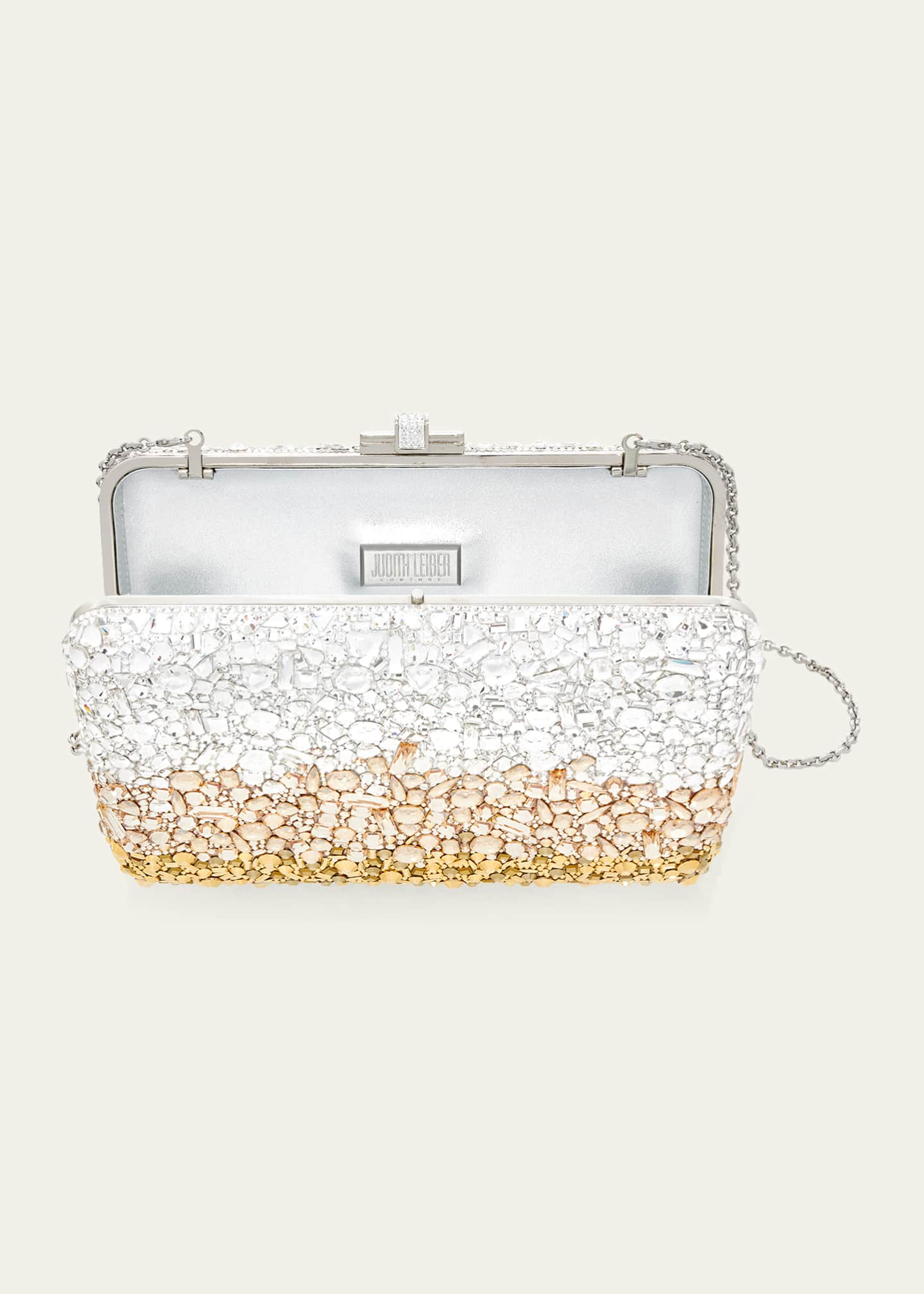 Judith Leiber Couture Effervescent Crystal Slim Clutch Bag - Bergdorf ...