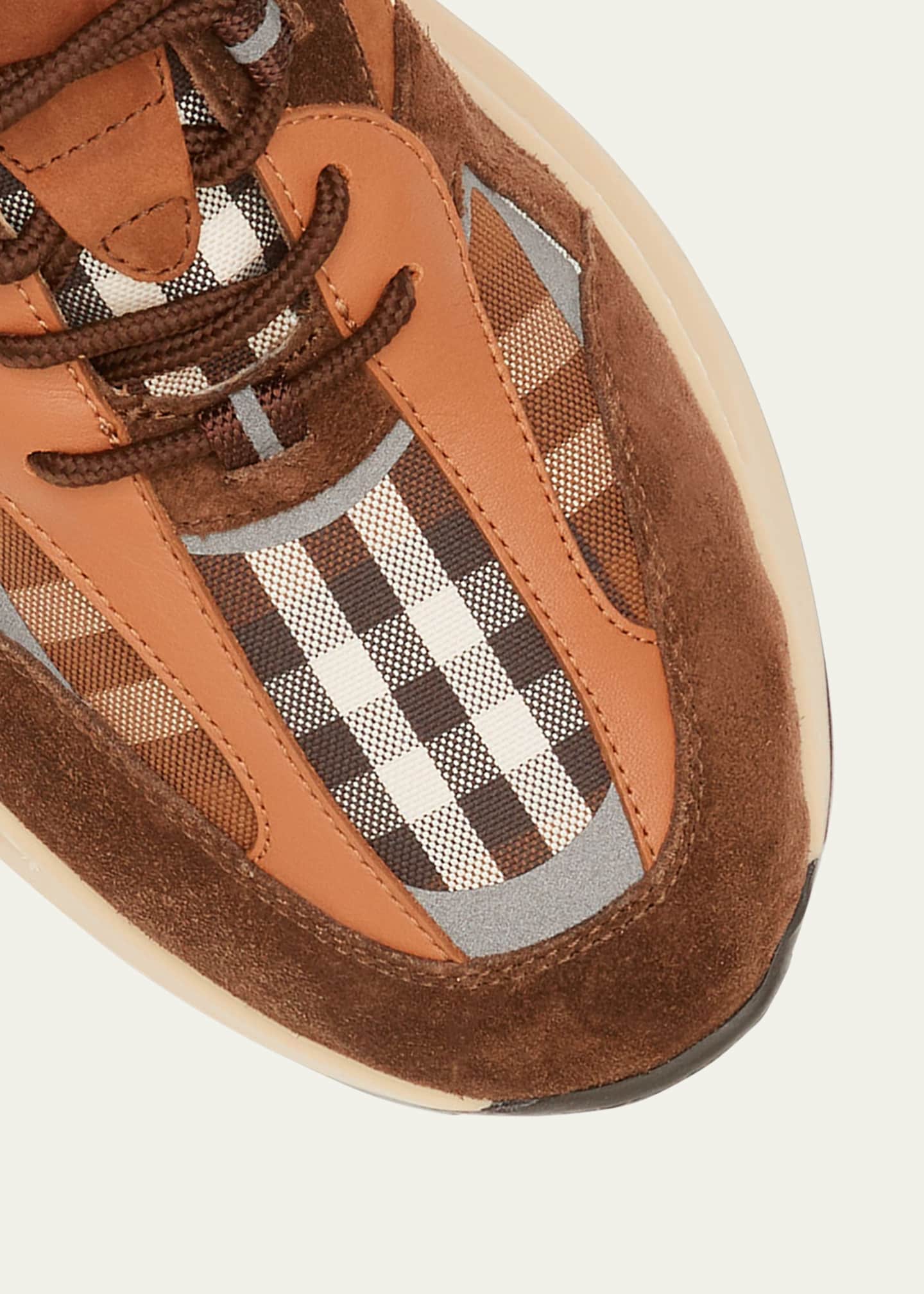 Burberry Men's Logo Check Fashion Sneakers - Bergdorf Goodman