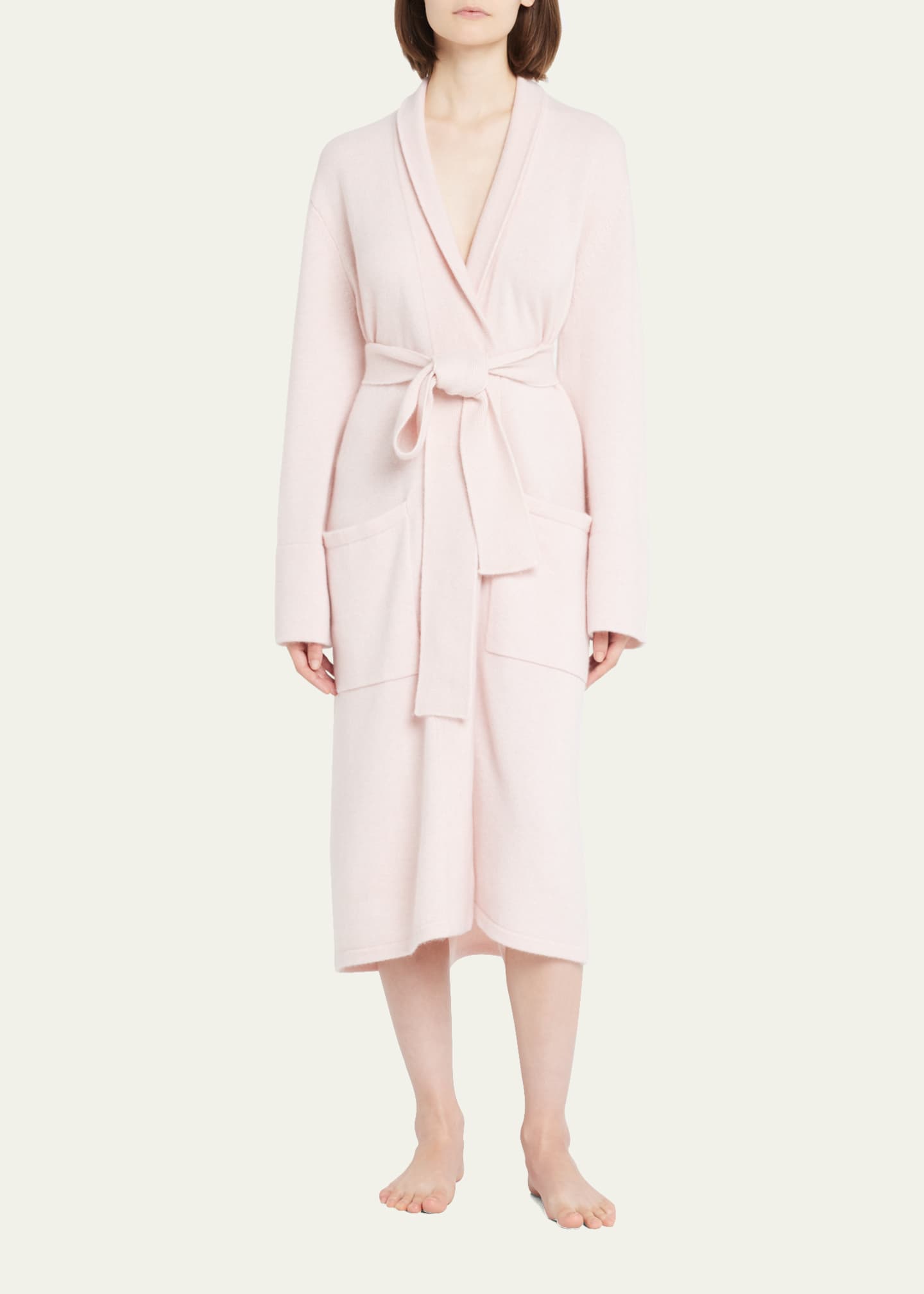 Arlotta Cashmere Cashmere Shawl-Collar Robe - Bergdorf Goodman